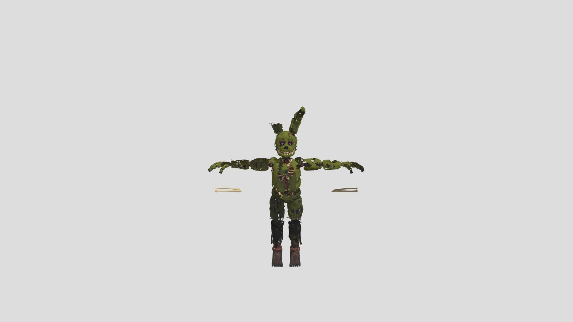 Roux36 Springtrap Trap Xedit fbx - Download Free 3D model by Statix ...