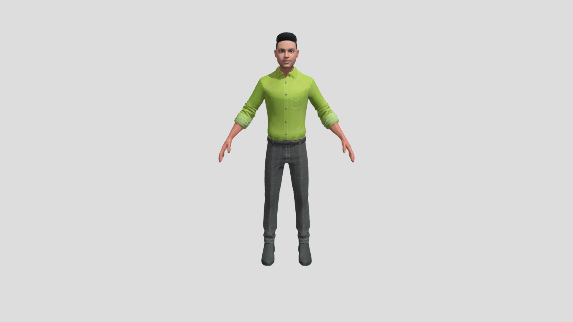 simple man - Download Free 3D model by ashu65 (@kirtiborasi6) [e2defc7 ...