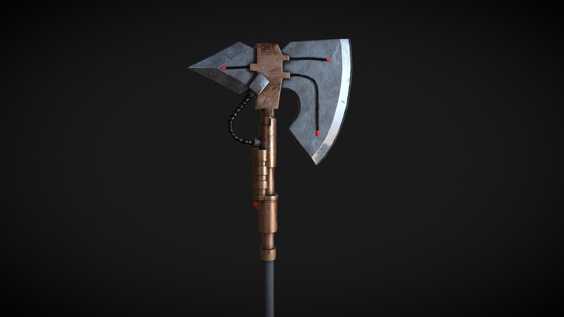 Starwars Vibro Axe - 3D model by K9Tvz (@K9Art) [e2e0049] - Sketchfab