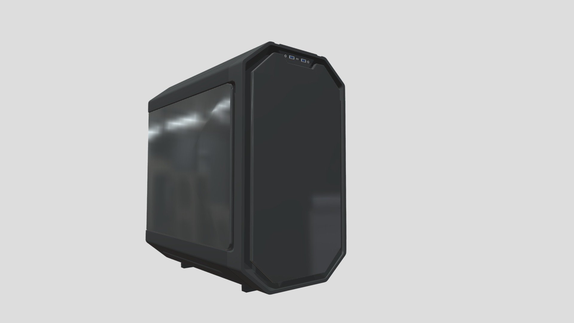 Computer Case Antec Dark Cube - 3D model by leapons [e2e122e] - Sketchfab