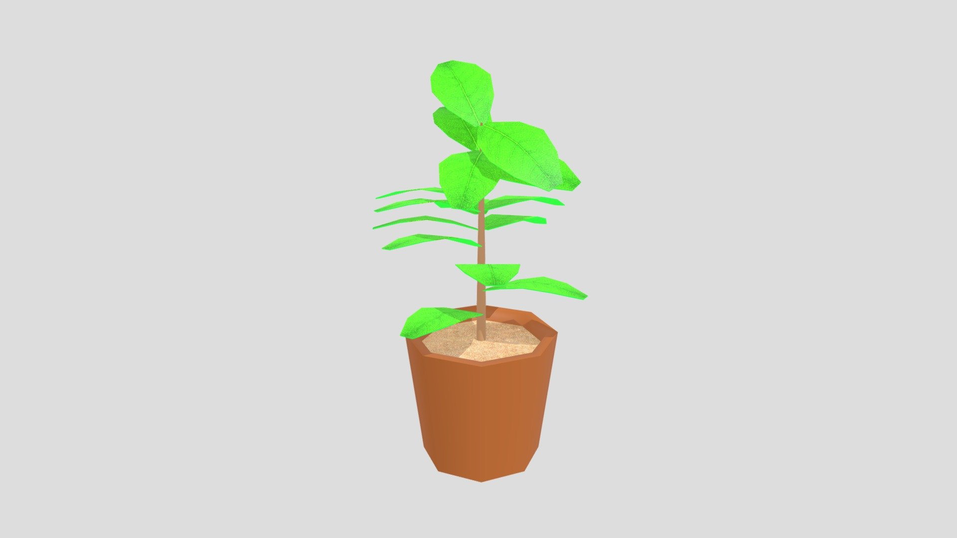 Low Poly - Plant Vase - 3D model by michaelysmaelfernandez [e2e197c ...