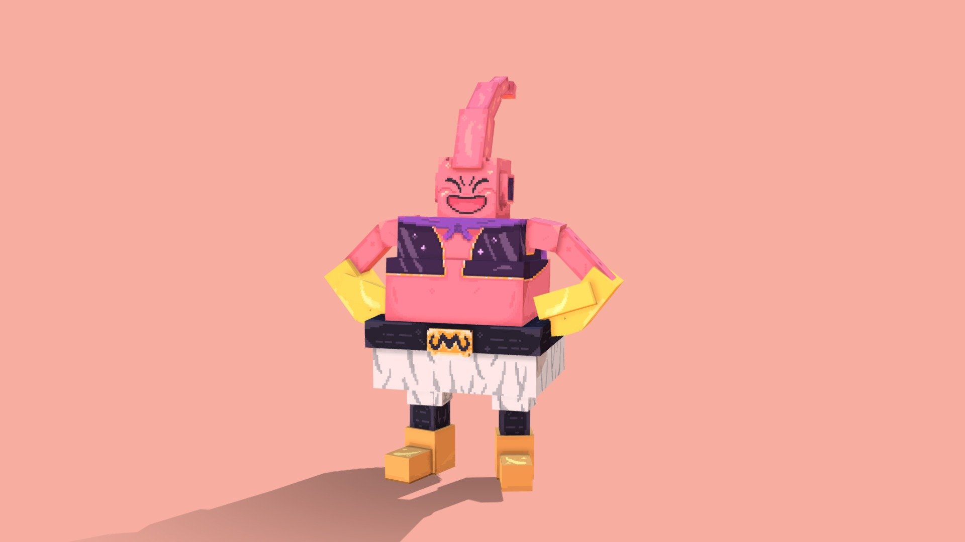 Majin Buu - 3D model by Snowxx [e2e1b59] - Sketchfab