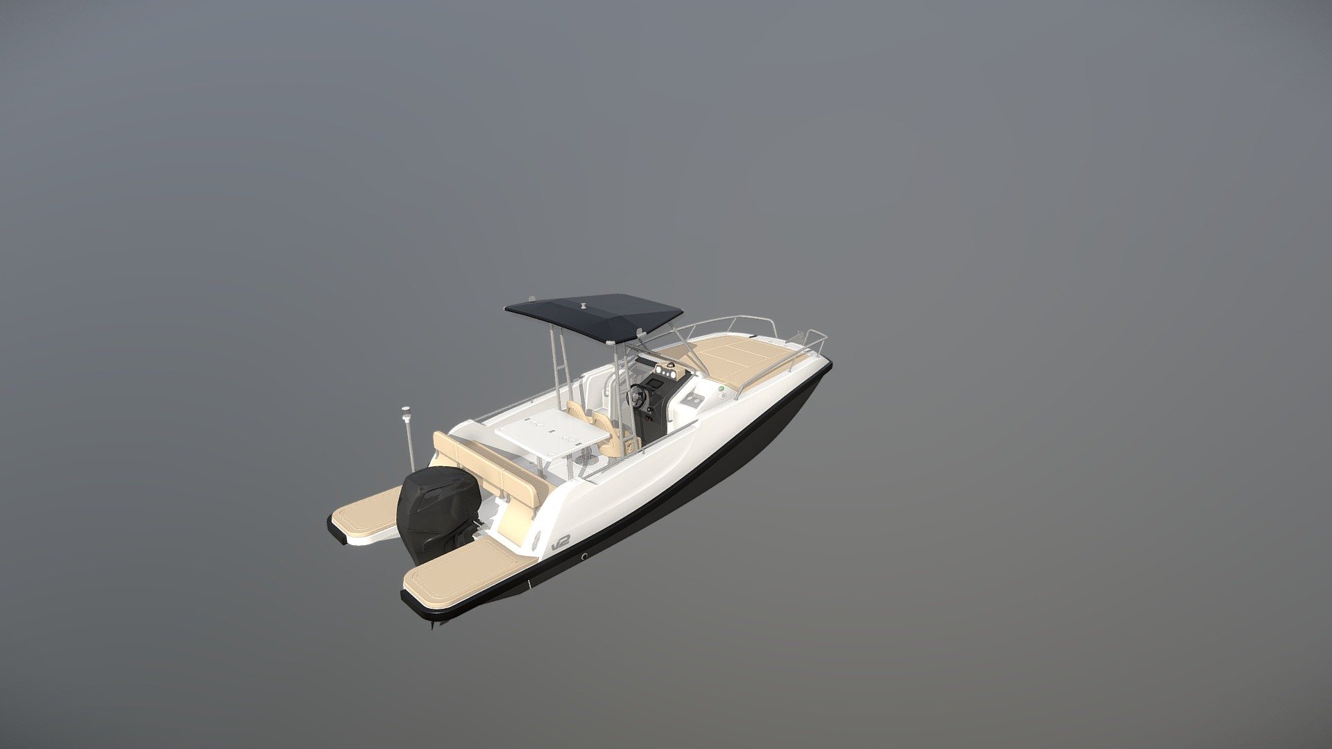 V2 Boats 7 0 Sundeck - 3D model by bydgroup [e2e2972] - Sketchfab