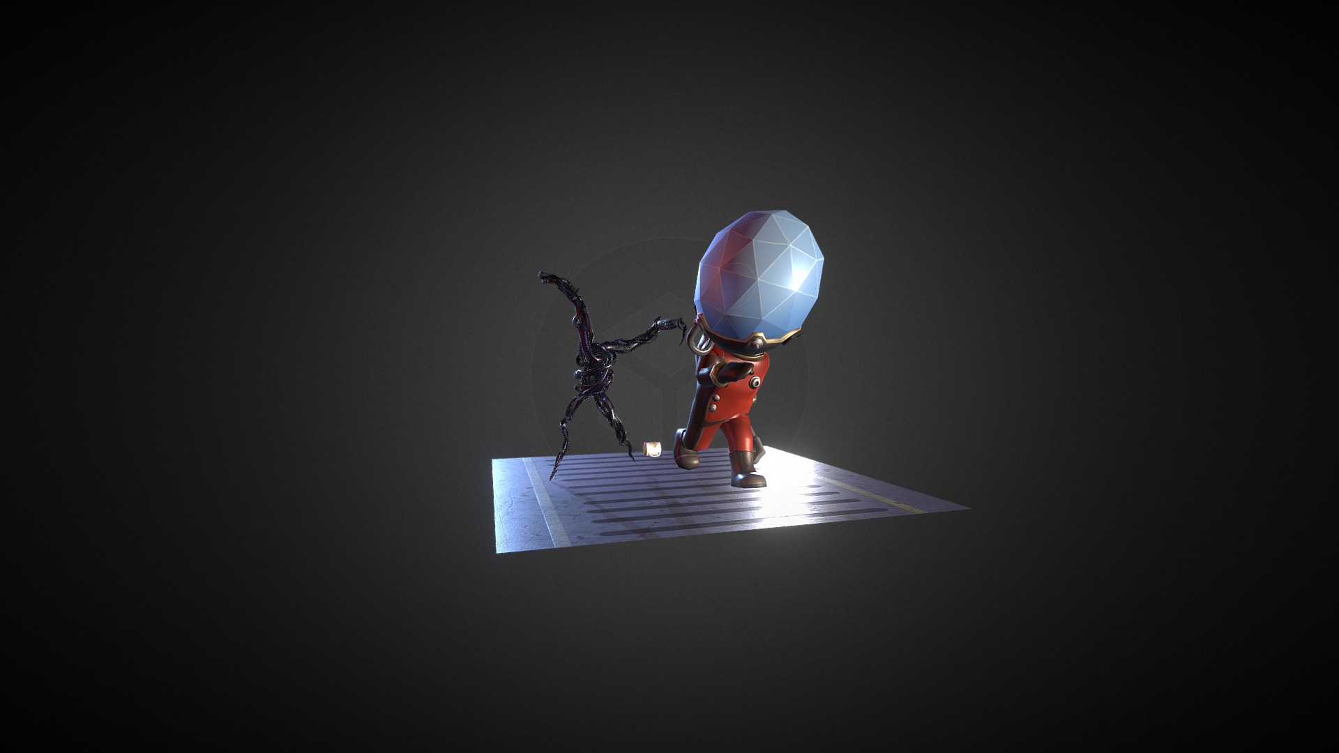Walk with a mimic - 3D model by Thane5 [e2e2aaa] - Sketchfab