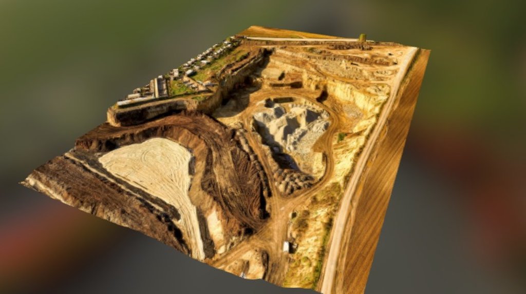 3D mine/quarry modeling - 3D model by AMS - Aerial Mapping Solutions ...
