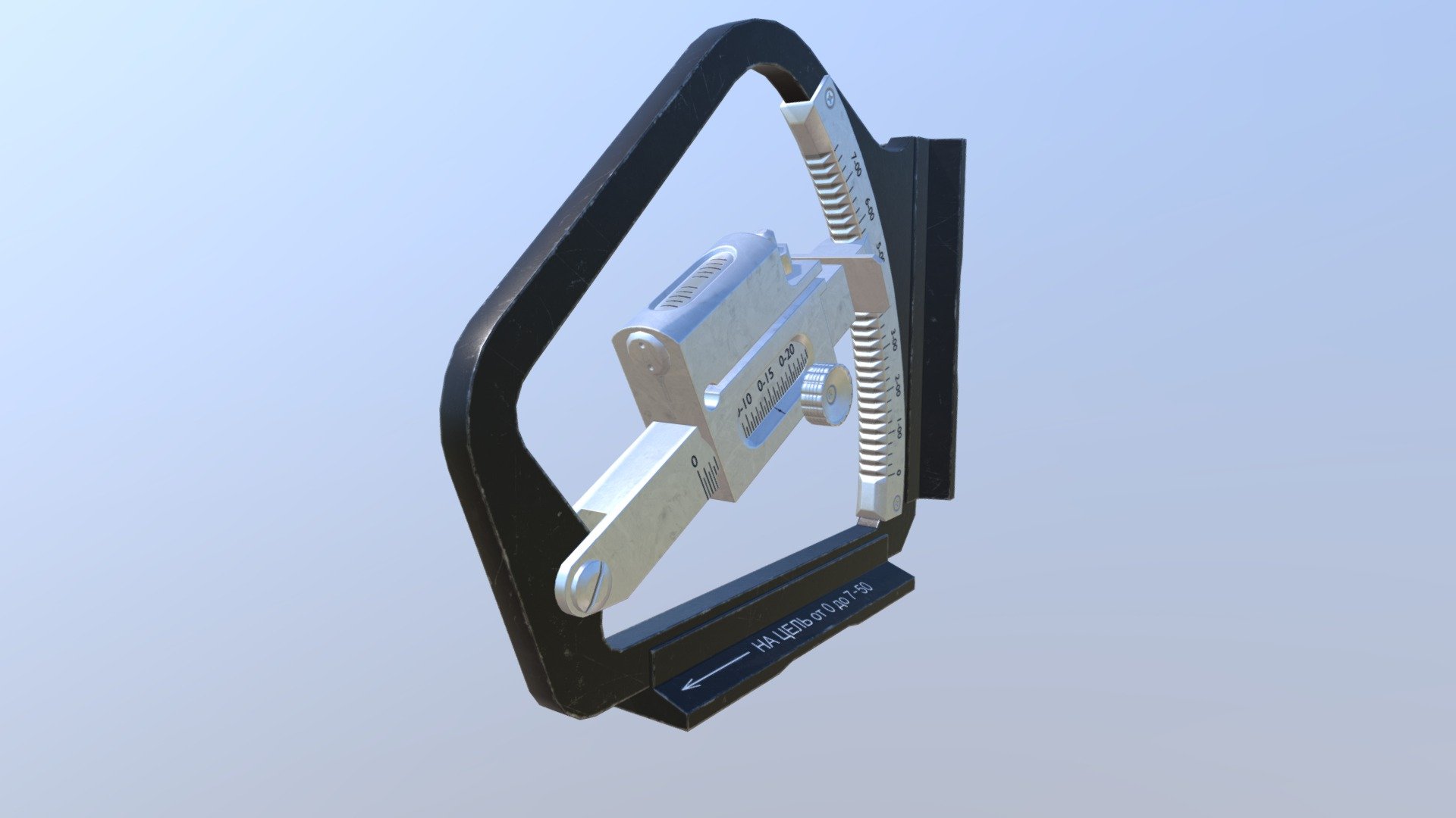 Russian measuring device Kvadrant K1 - 3D model by Konhorio [e2e47f1 ...