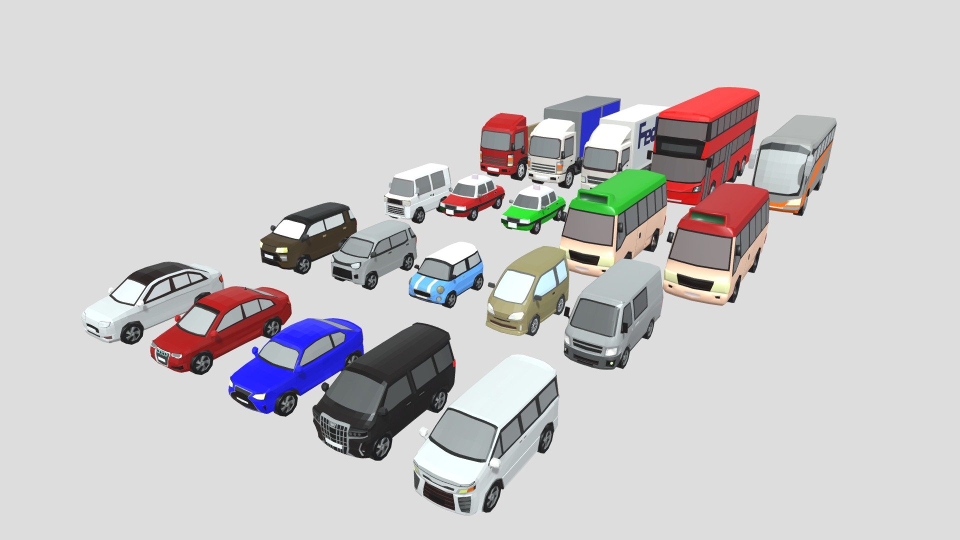 Car Full Pack - Buy Royalty Free 3D model by businessyuen [e2e4e16 ...