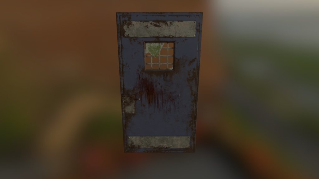 Apocalyptic metal door - 3D model by Jamie Callow (@SirJammy) [e2e6340 ...