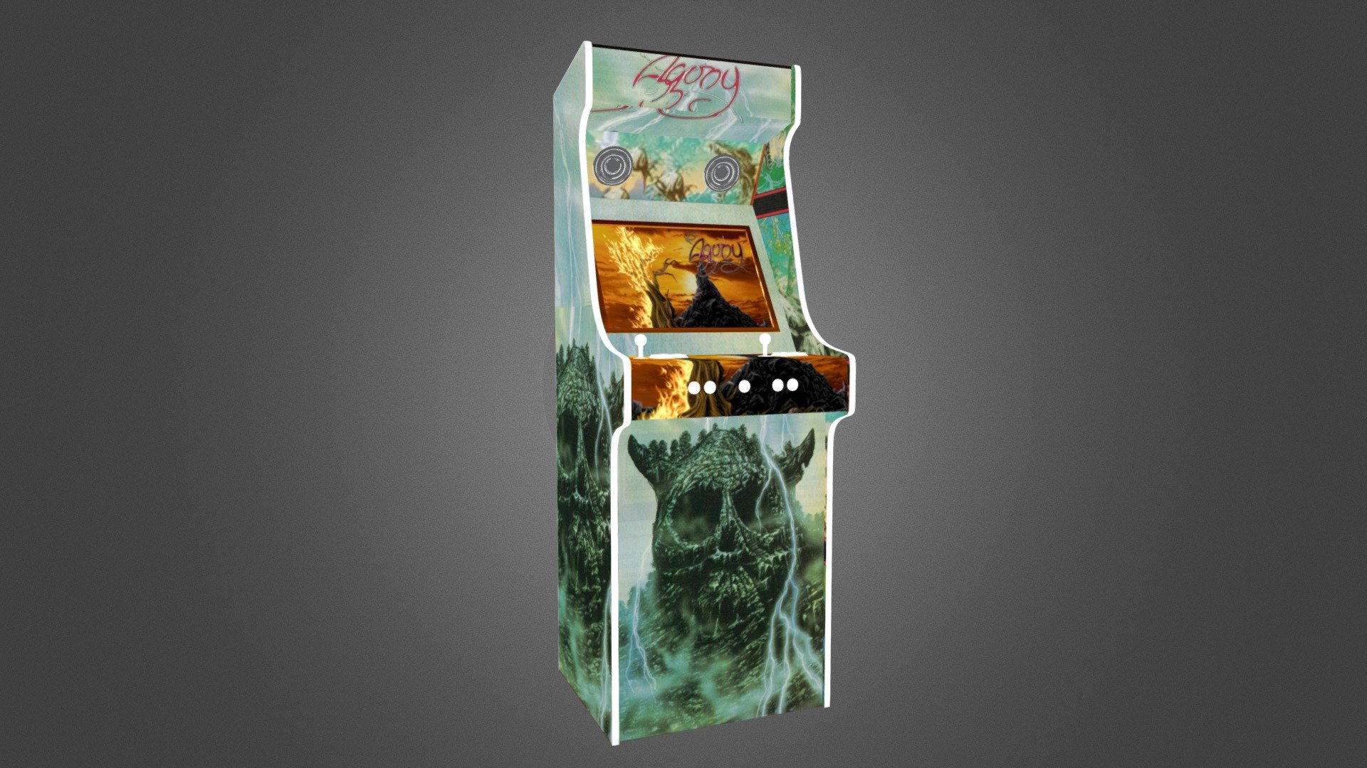 Agony Amiga Arcade - 3D model by Art-Conan [e2e69eb] - Sketchfab