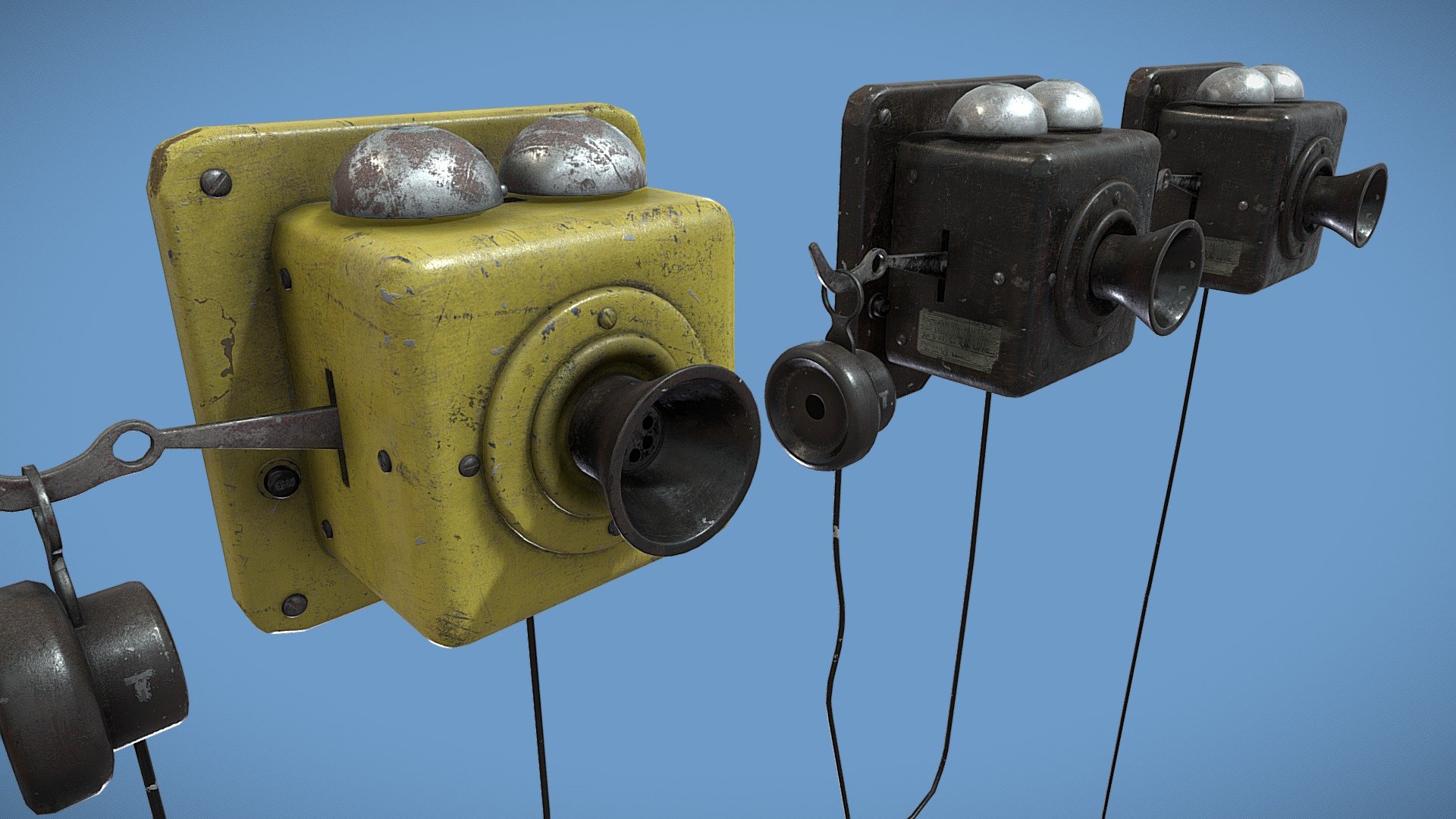 1930s Industrial Intercom Stations - Download Free 3D model by Mad ...