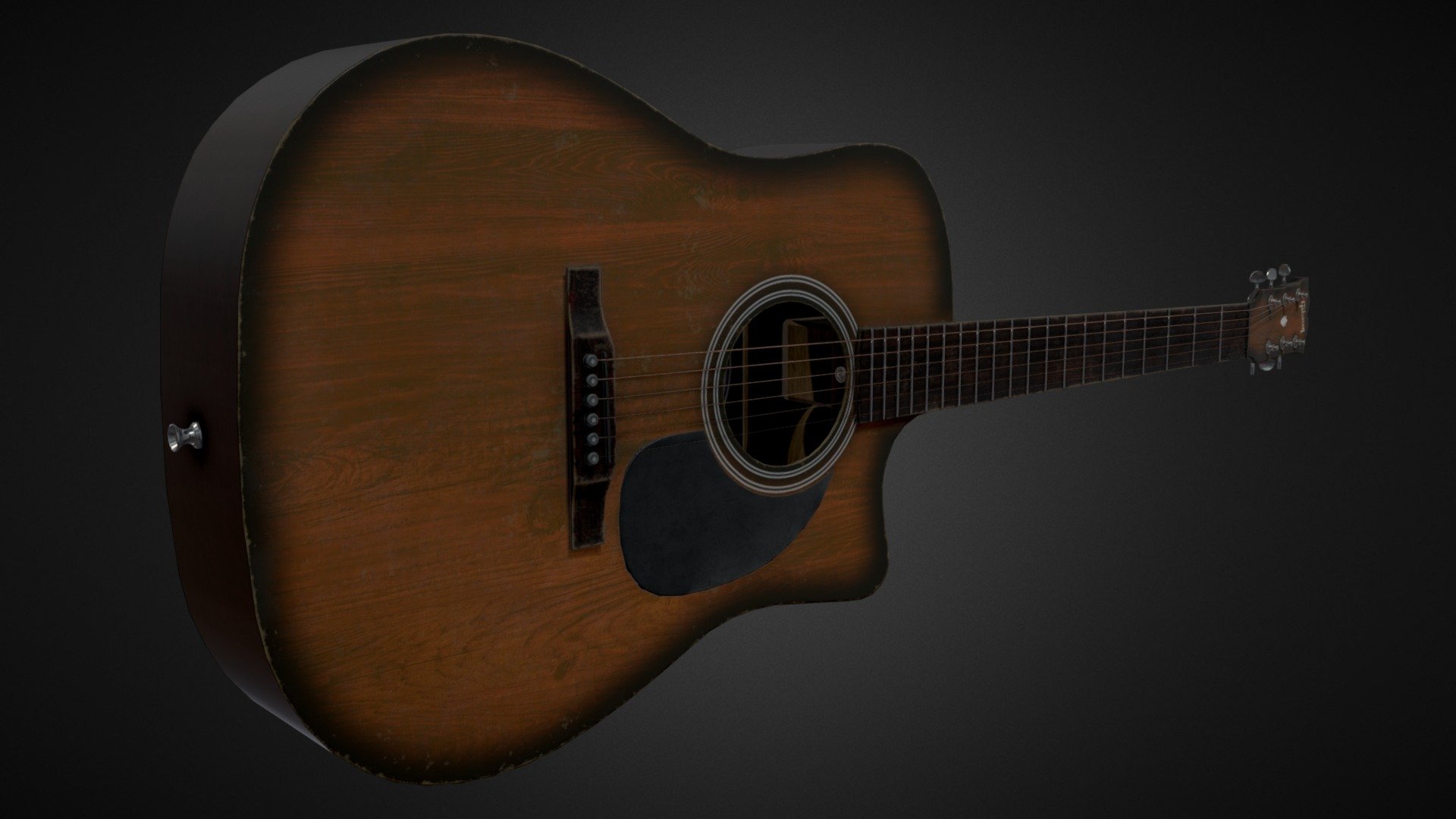 Acoustic Guitar - Download Free 3D model by Jinhong Jeong ...