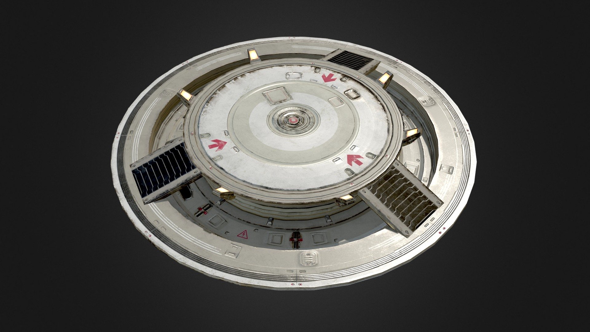 Sci-fi platform 1 - 3D model by Cheboksary [e2ea5aa] - Sketchfab
