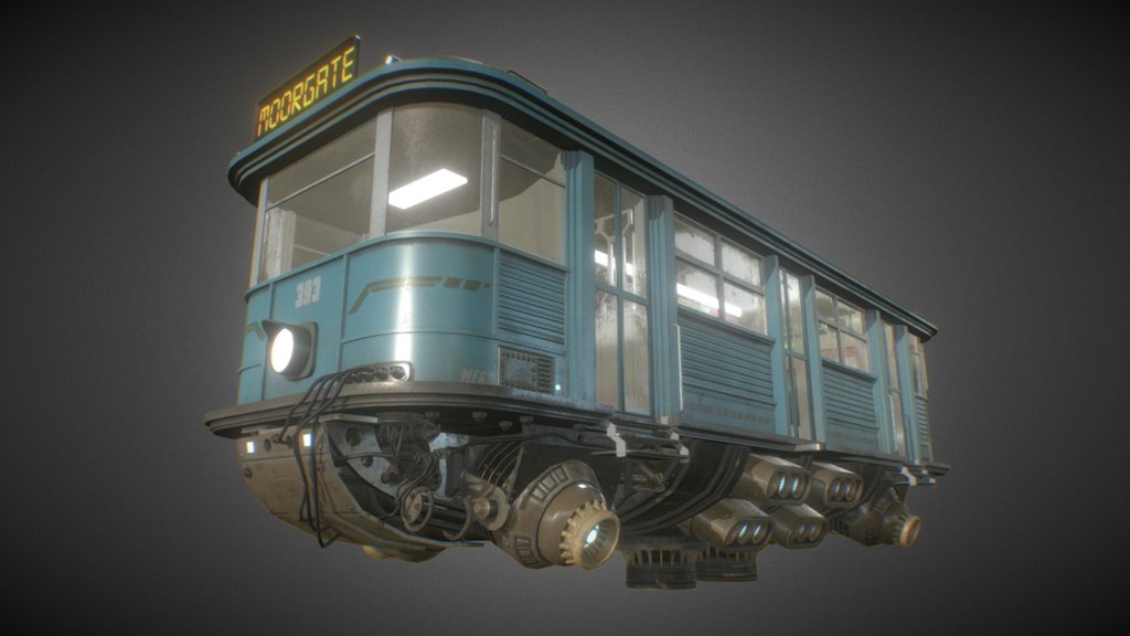 Tram - 3D model by Dami_Nuga [e2ea6ab] - Sketchfab