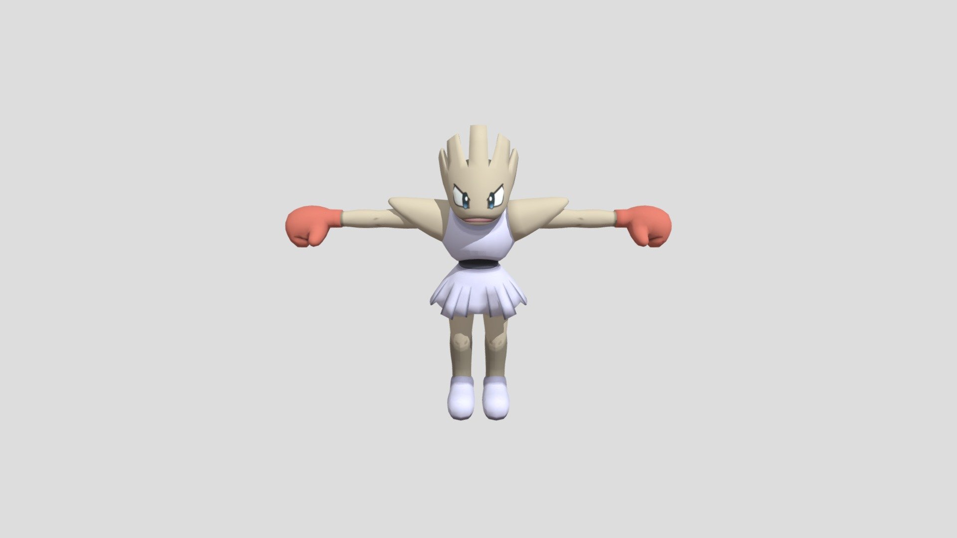 Hitmonchan - Download Free 3D model by nguyenlouis32 [e2ed257] - Sketchfab