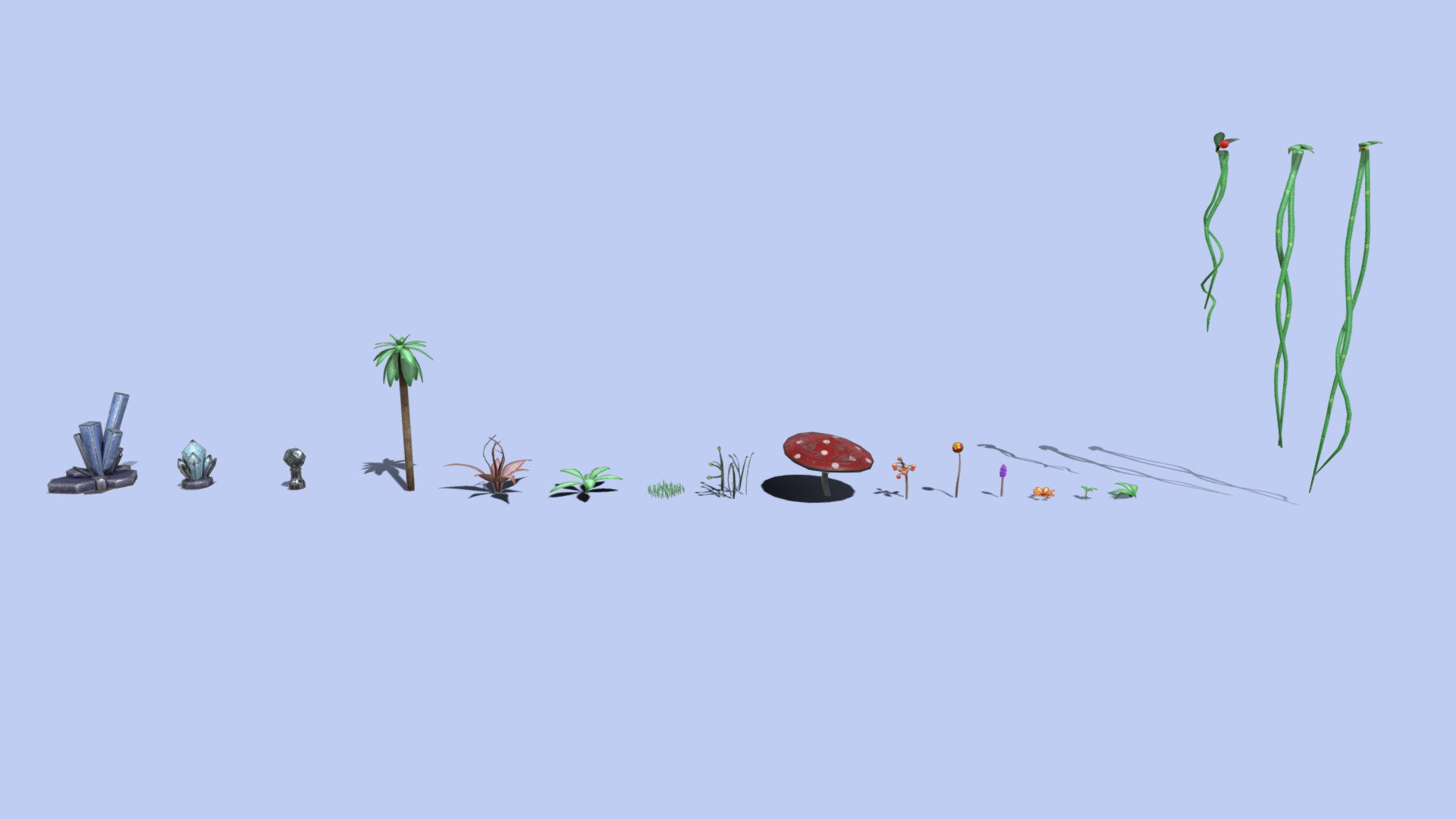 Collection of 3D environment assets - Buy Royalty Free 3D model by Ed ...