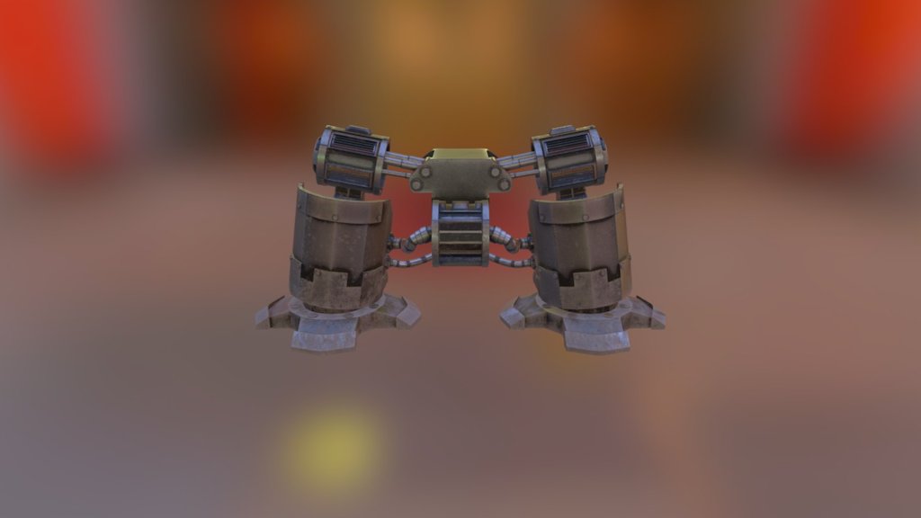 Mech Leg Test - 3D model by rdbakerr [e2f2f1d] - Sketchfab