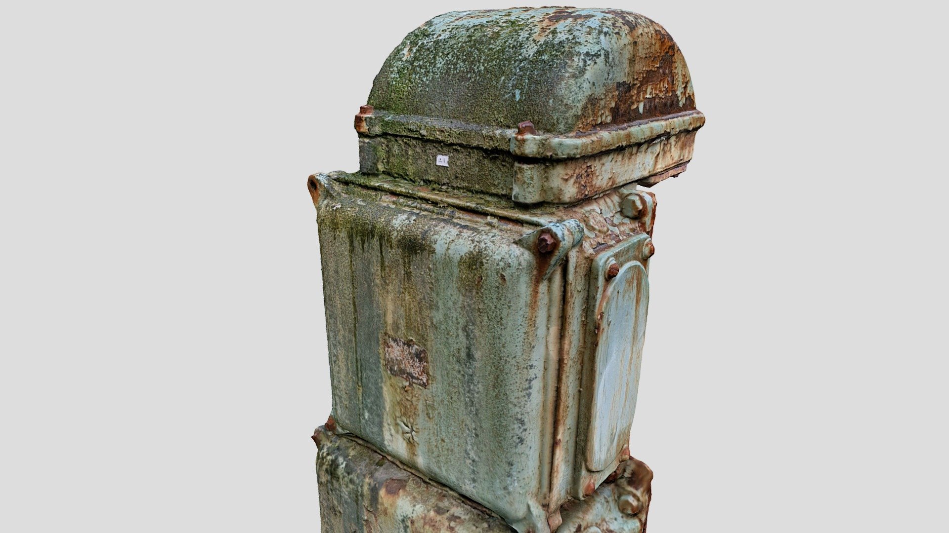 3-phase fuse box, in rusty cast iron - Download Free 3D model by Benny ...