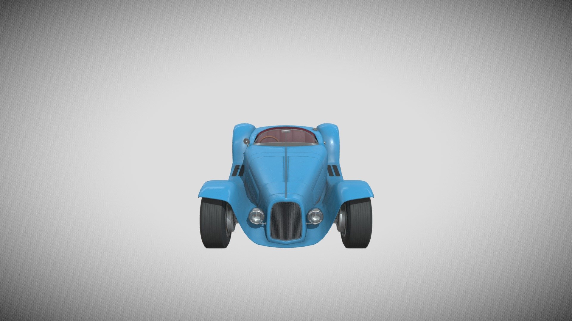 Retro Car - Game-Ready 3D Vehicle Asset - 3D model by BigBad3DArt ...