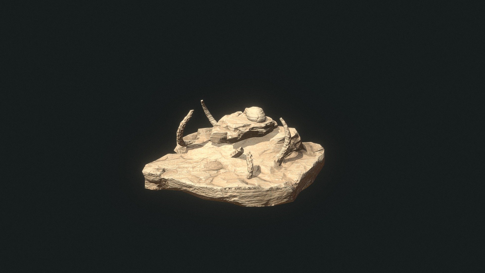 Stone Octopus - 3D model by Alyssia Galleze (@AlyssiaGalleze) [e2f5fb2 ...