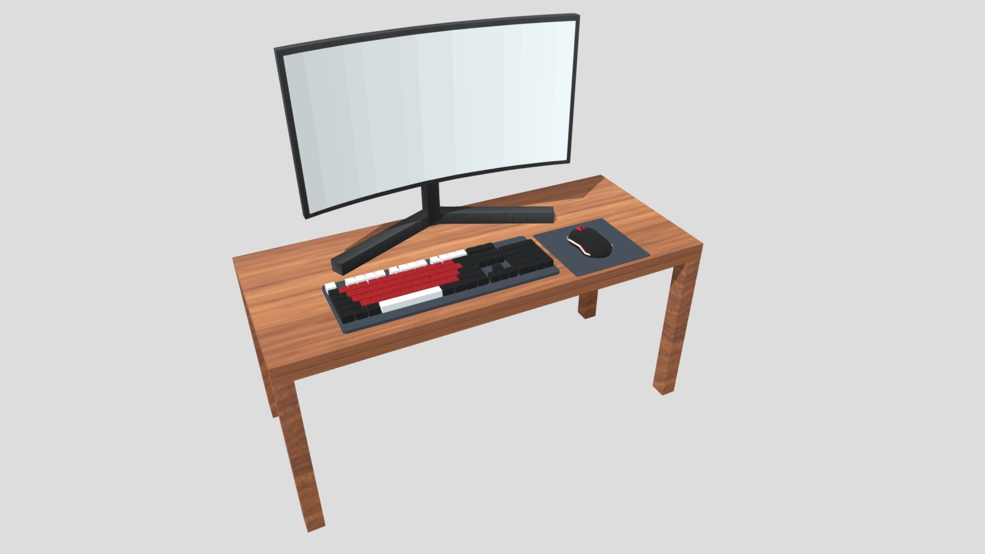 Gaming Setup - 3D model by oconop23 [e2f6d86] - Sketchfab