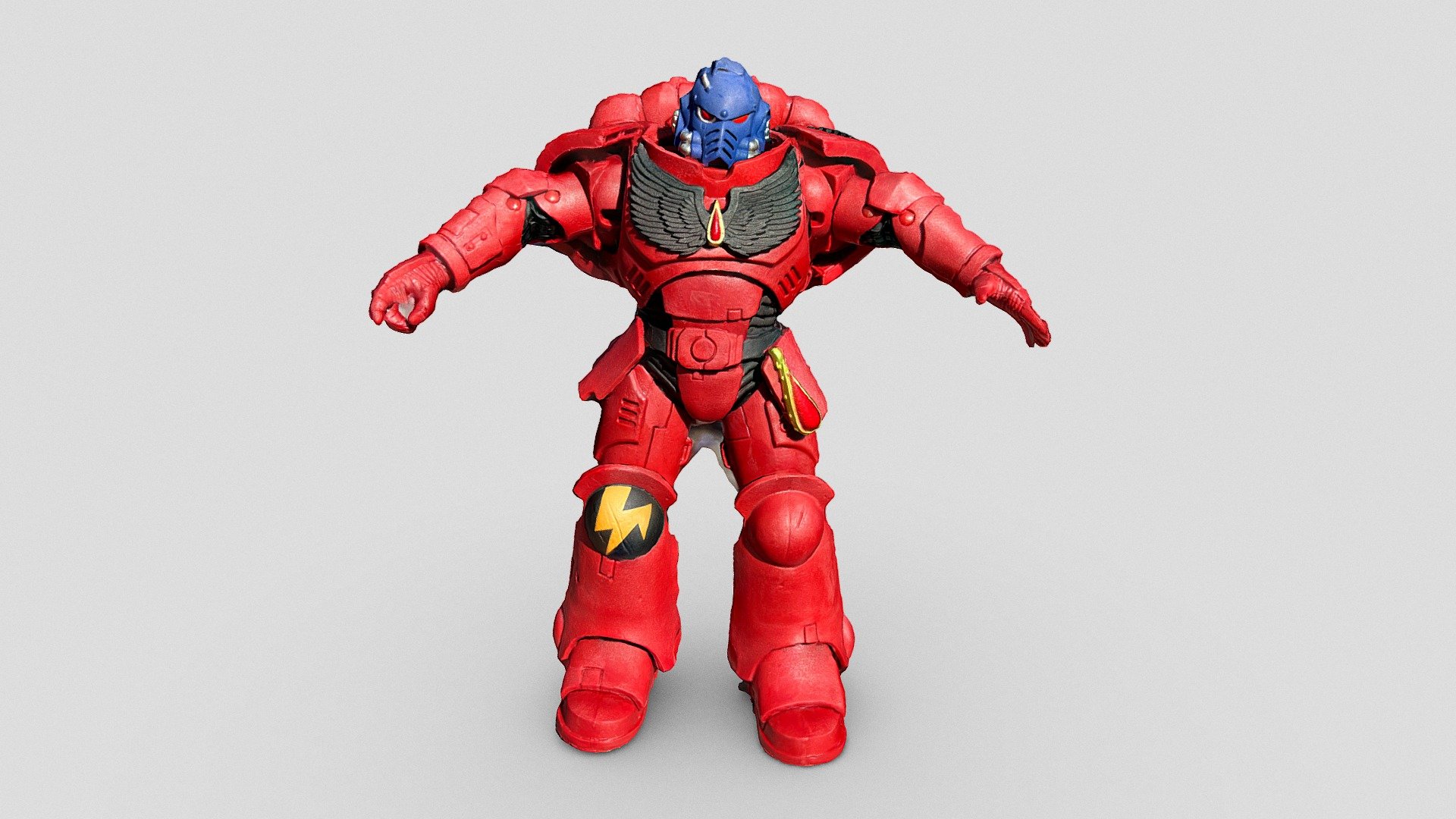 Space Marine (Blood Angels Hellblaster) - Download Free 3D model by Emm ...
