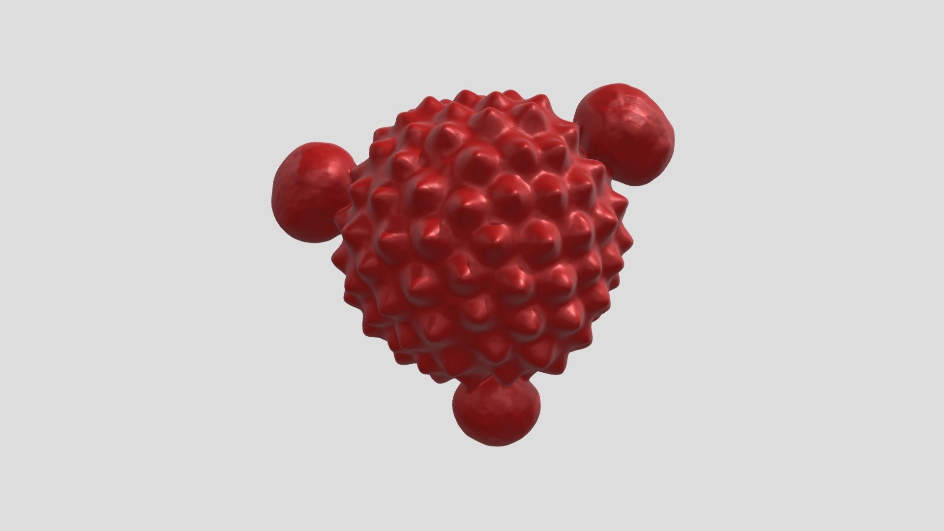Ragweed (Ambrosia sp) pollen with pore bulges - 3D model by Cardiff ...