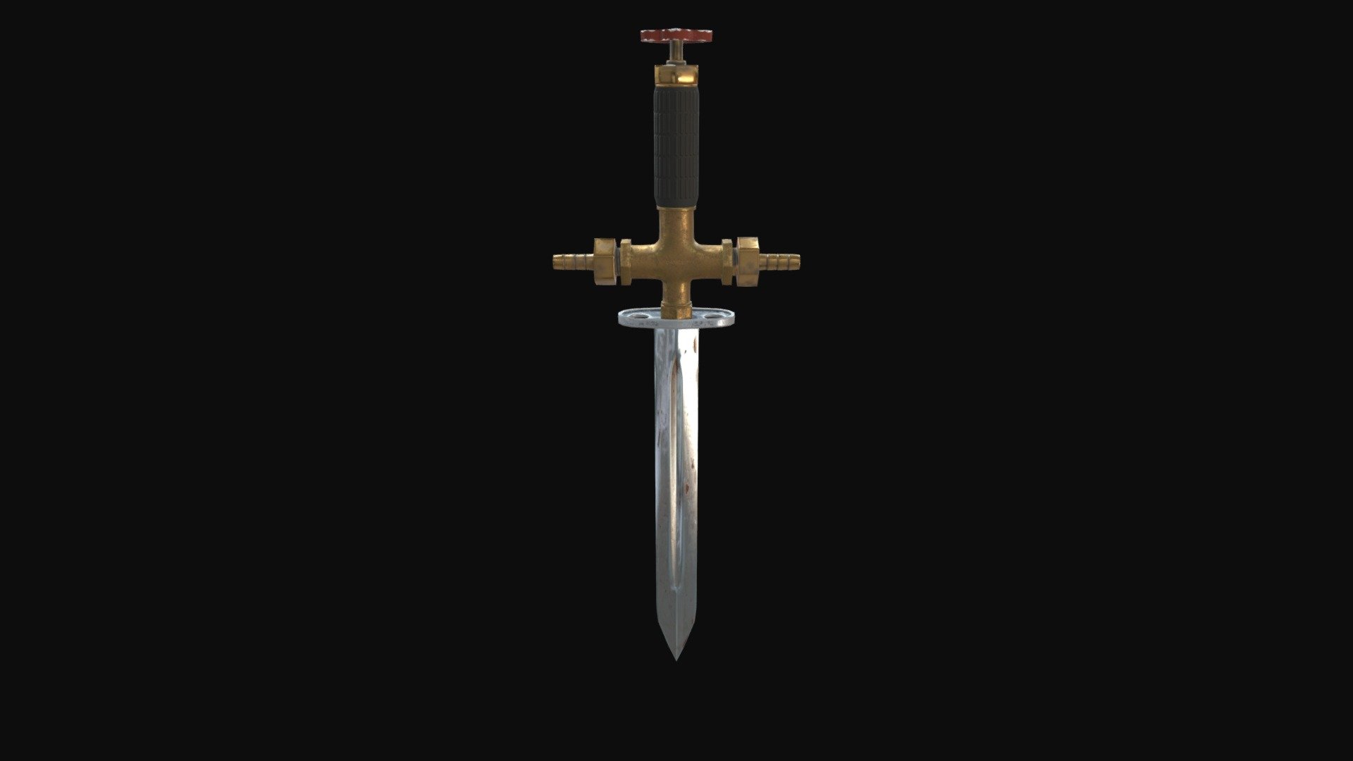 Steampunk knife - Download Free 3D model by UnaSnober [e2fb084] - Sketchfab