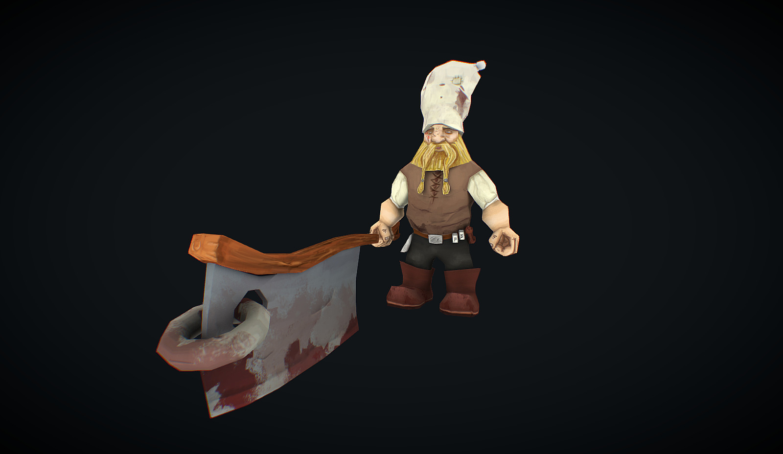 LowPoly Butcher - 3D model by thomas.ghekiere [e2fb411] - Sketchfab
