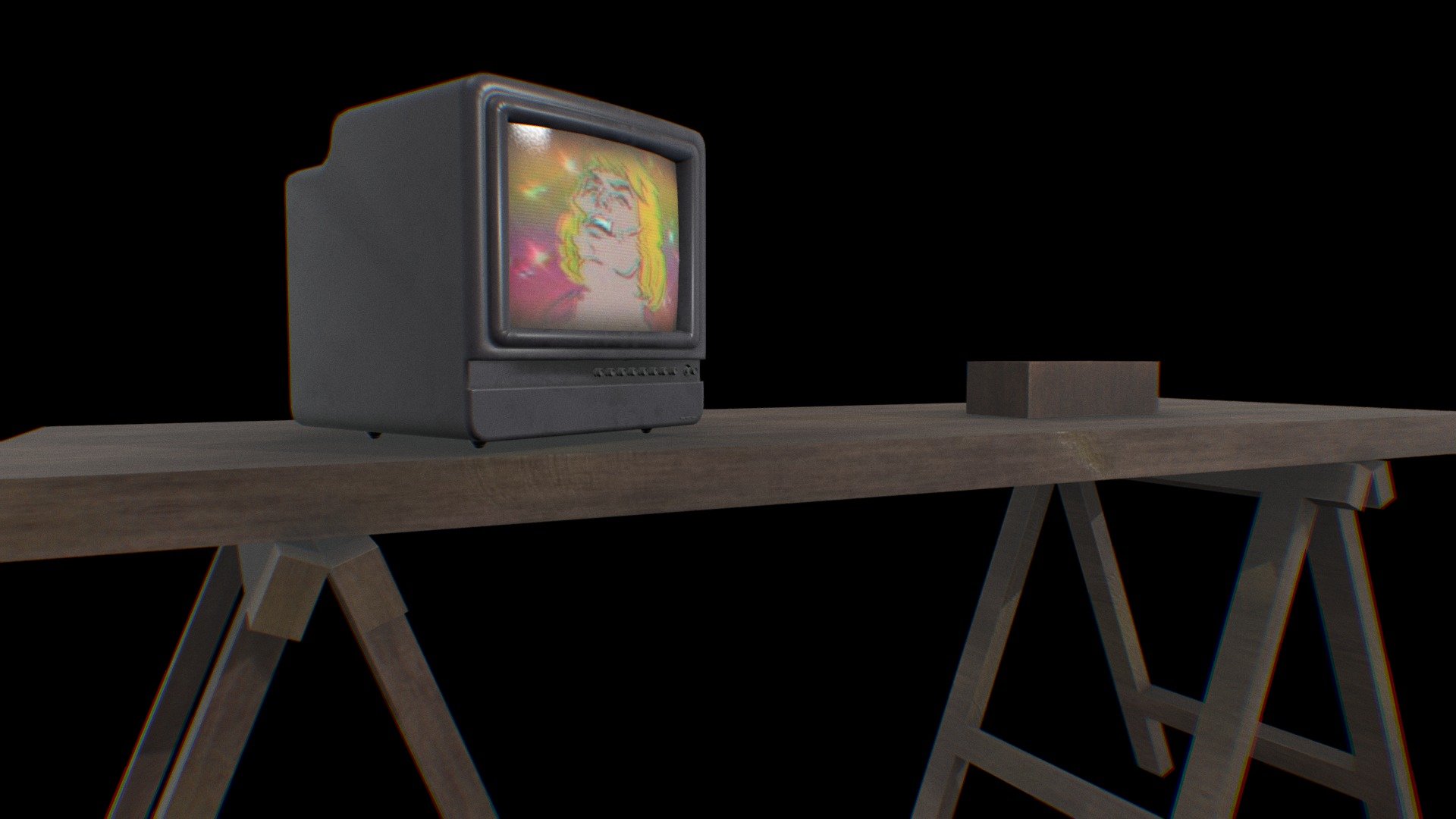 Retro TV - Buy Royalty Free 3D model by mariana_fernandez1905 [e2fe6bb ...