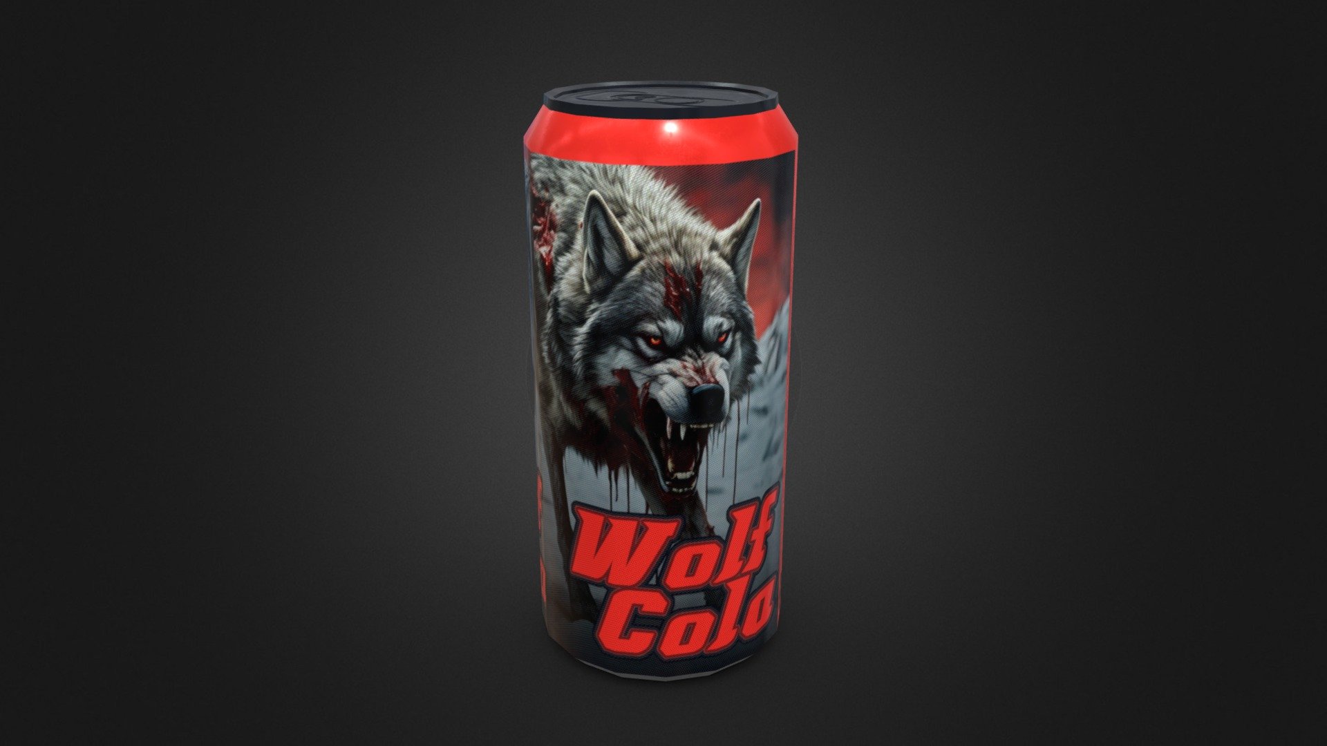 Wolf Cola - Download Free 3D model by Vaportrash [e2fe9fb] - Sketchfab
