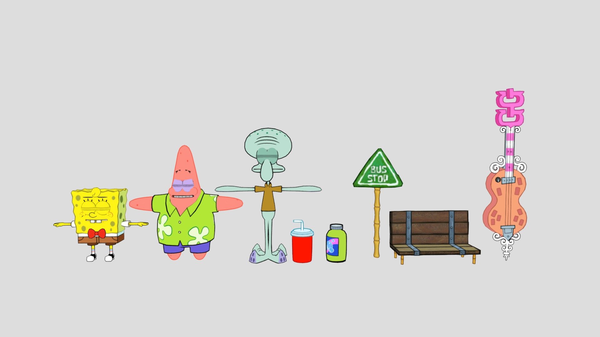 TSCP - Characters And Props Pack DLC - 3D model by SMF Features ...