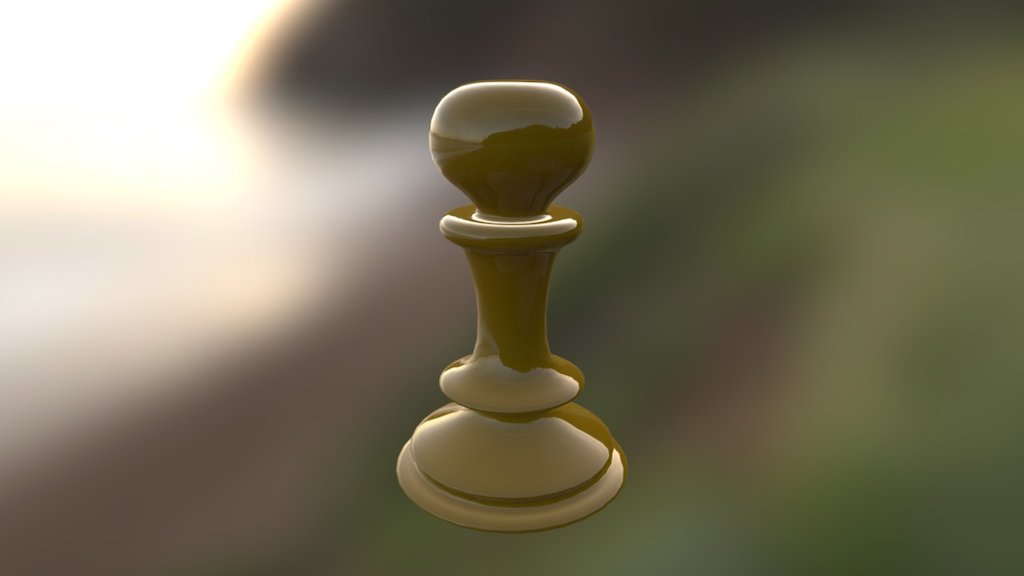 Pawn Chess Piece - 3D model by djlumpkins [e2ff34e] - Sketchfab