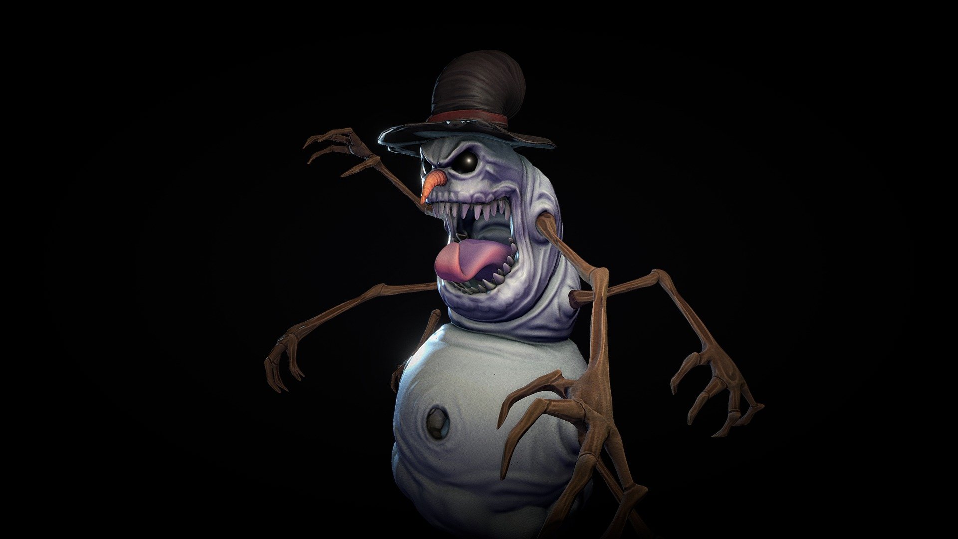 Snow Monster - 3D model by amunozs (@adrian.sierra92) [e300c38] - Sketchfab