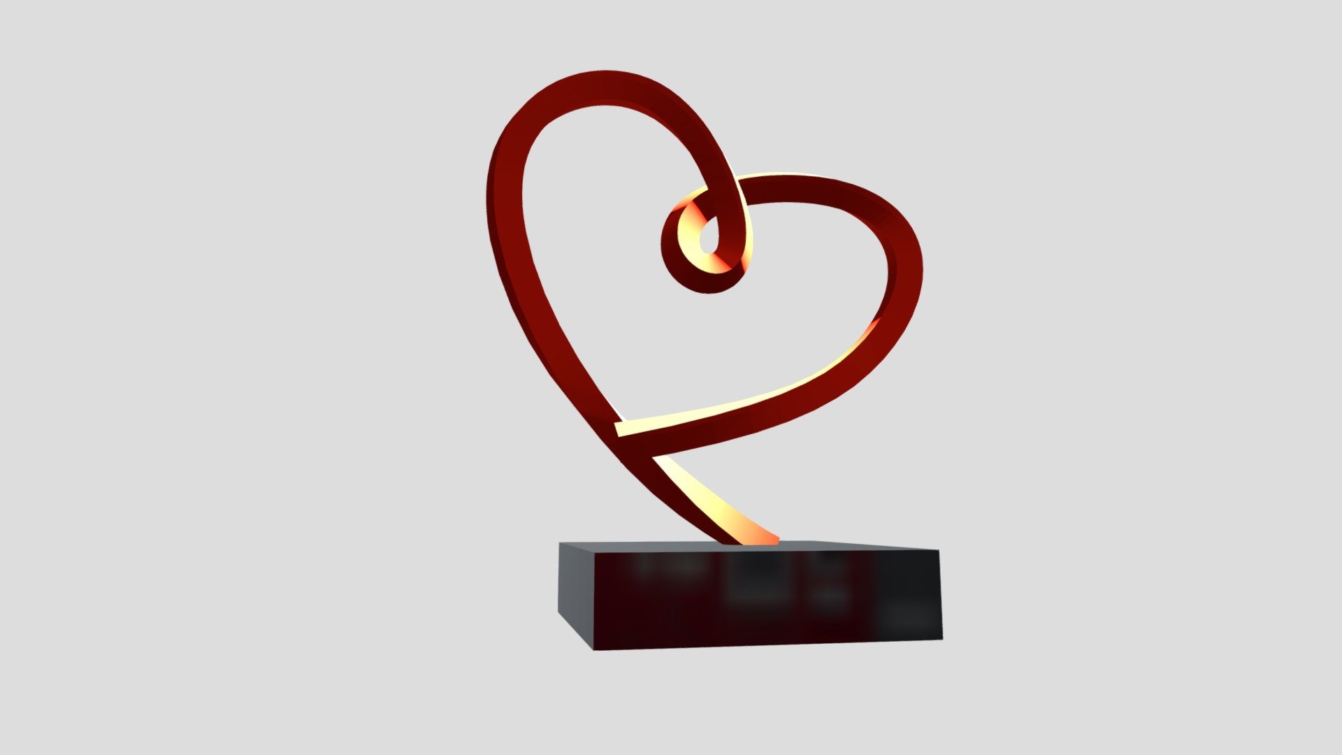 Line Heart Statue - Download Free 3D model by daysena [e300fc6] - Sketchfab