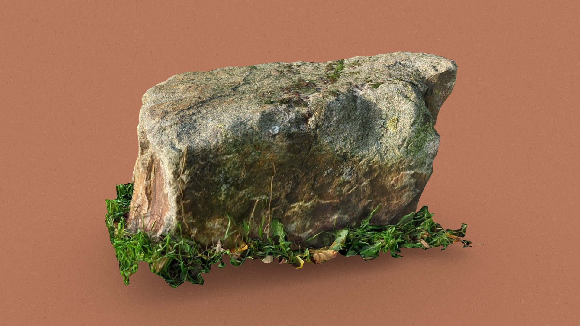 Mossy medium sized rock - Download Free 3D model by marlonsatelier ...