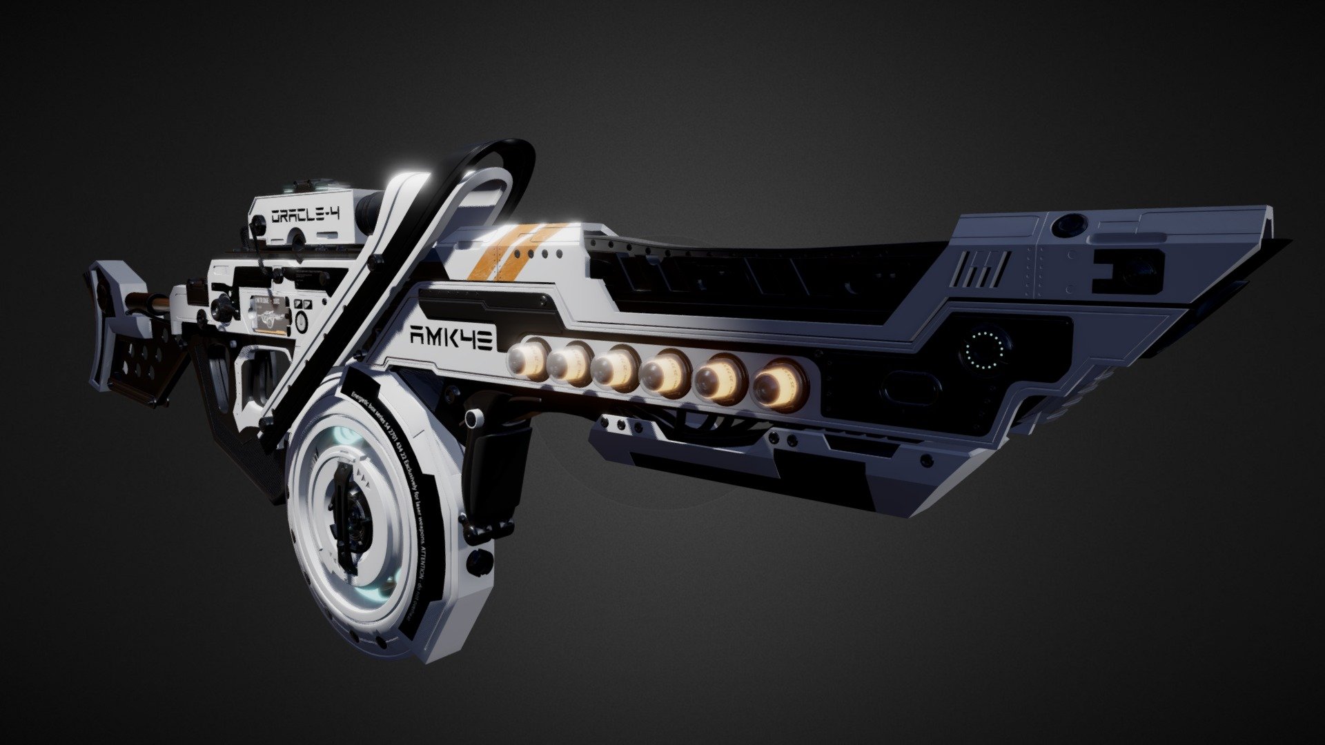 AMK-48 - lazer gun - Download Free 3D model by MAndrew3D [e3030f6 ...