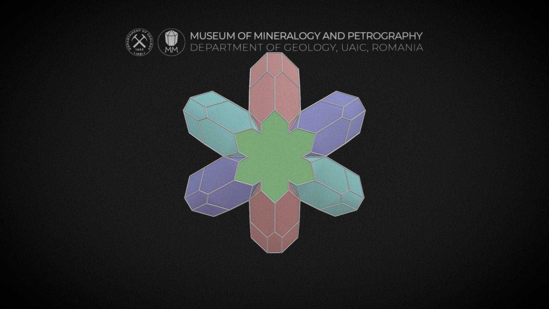 Cyclic twin in Chrysoberyl (trilling twin) - 3D model by Museum of ...