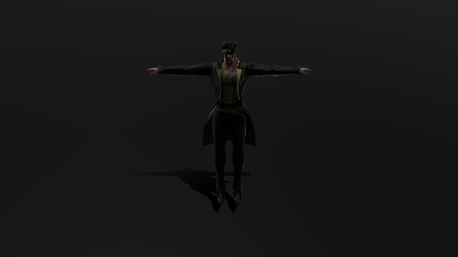 Jotaro-kujo-idle-unity (1) - Download Free 3D model by 1_clicks ...