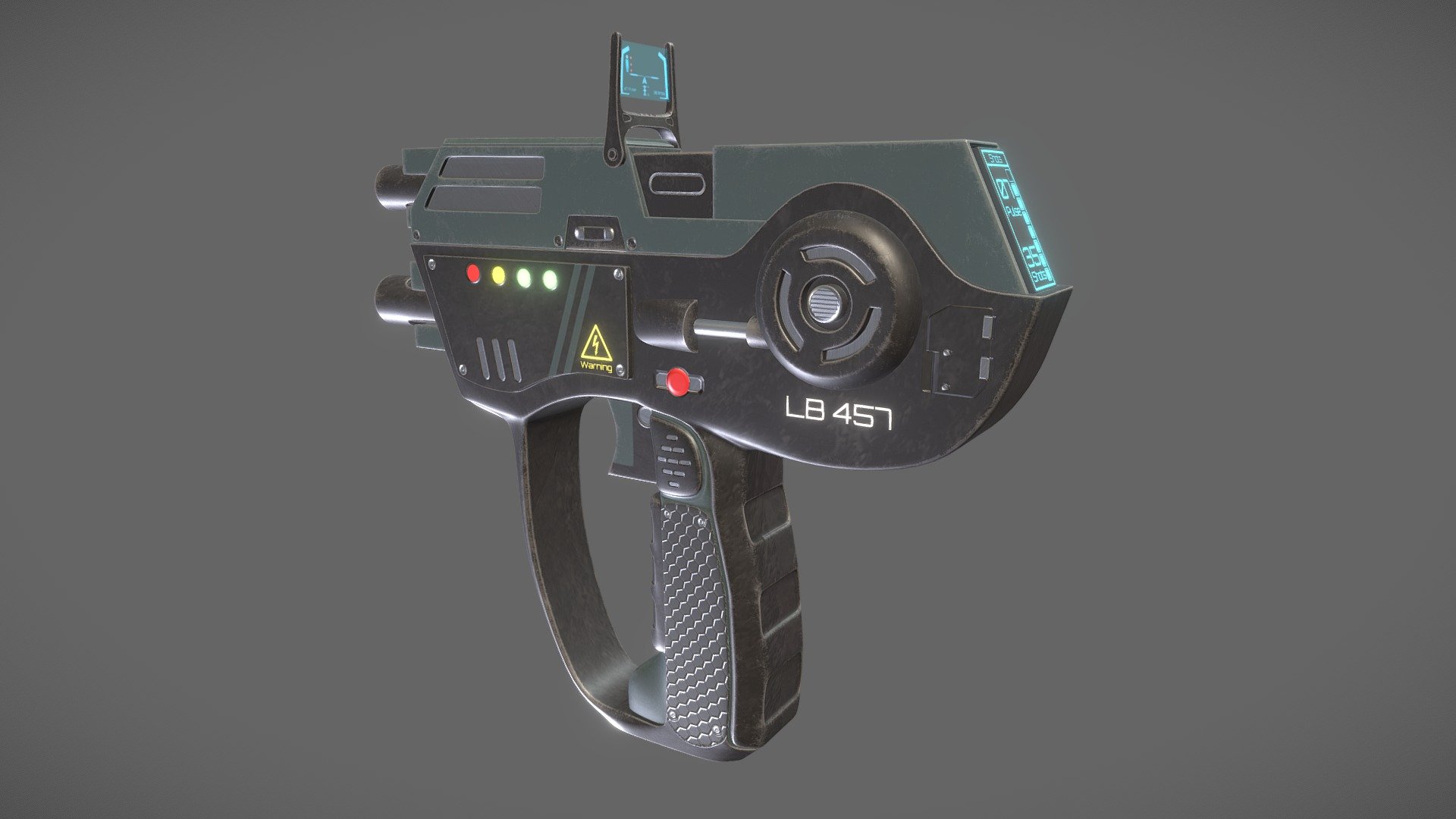 Police Laser Gun - 3D model by Ashley Jay Thornton (@AshleyJay ...