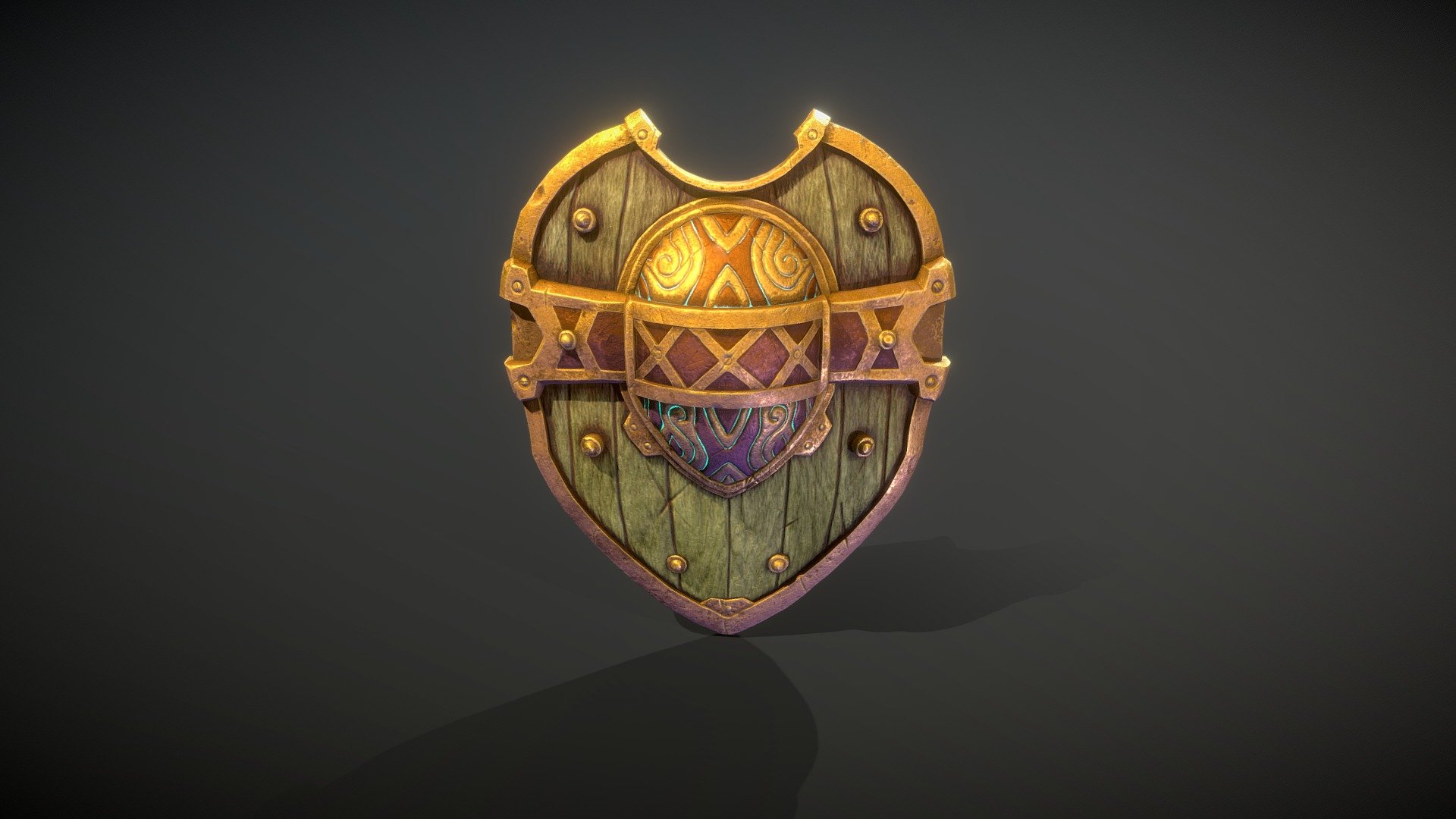 Dario's Shield - 3D model by AnerLeo (@anerleo13) [e305c2a] - Sketchfab