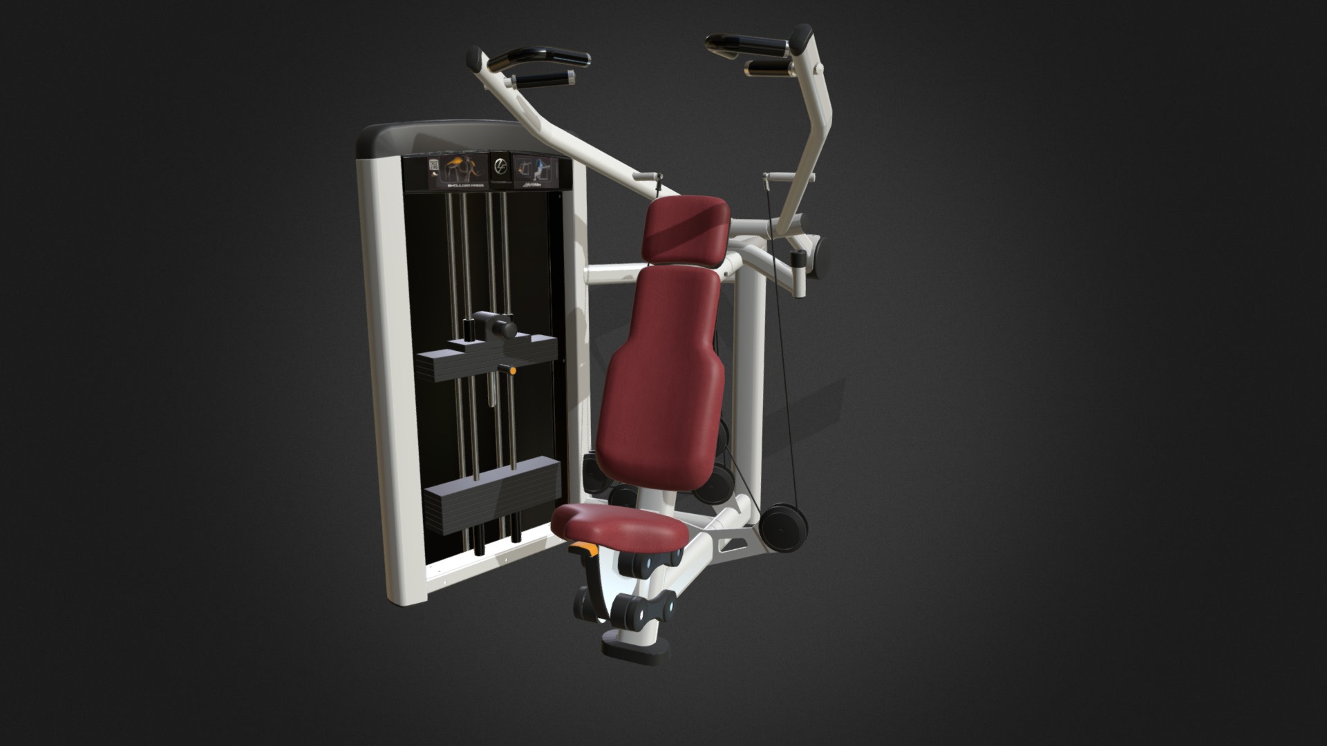 Chest Press - 3D model by Bowen Studios (@bowenstudios) [e30649e ...
