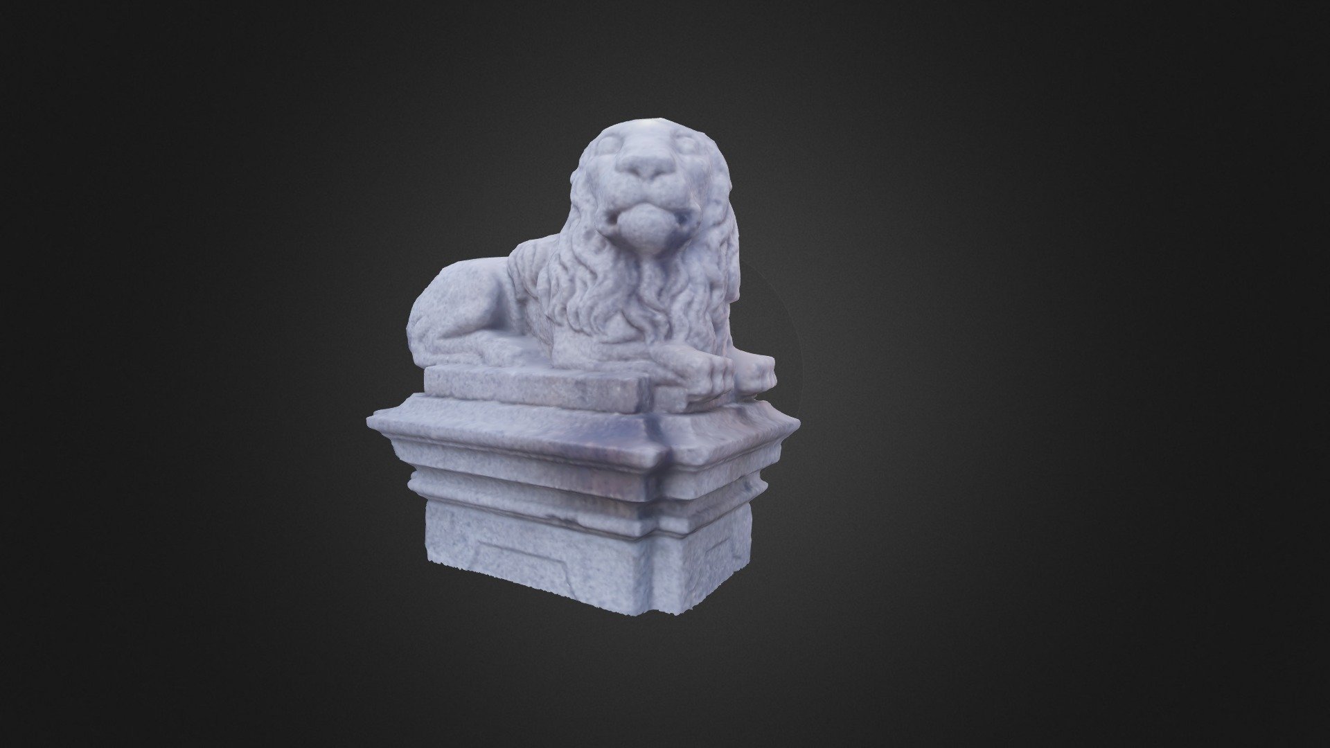 Stone Lion - 3D model by DiegoGuerrero [e307f7e] - Sketchfab
