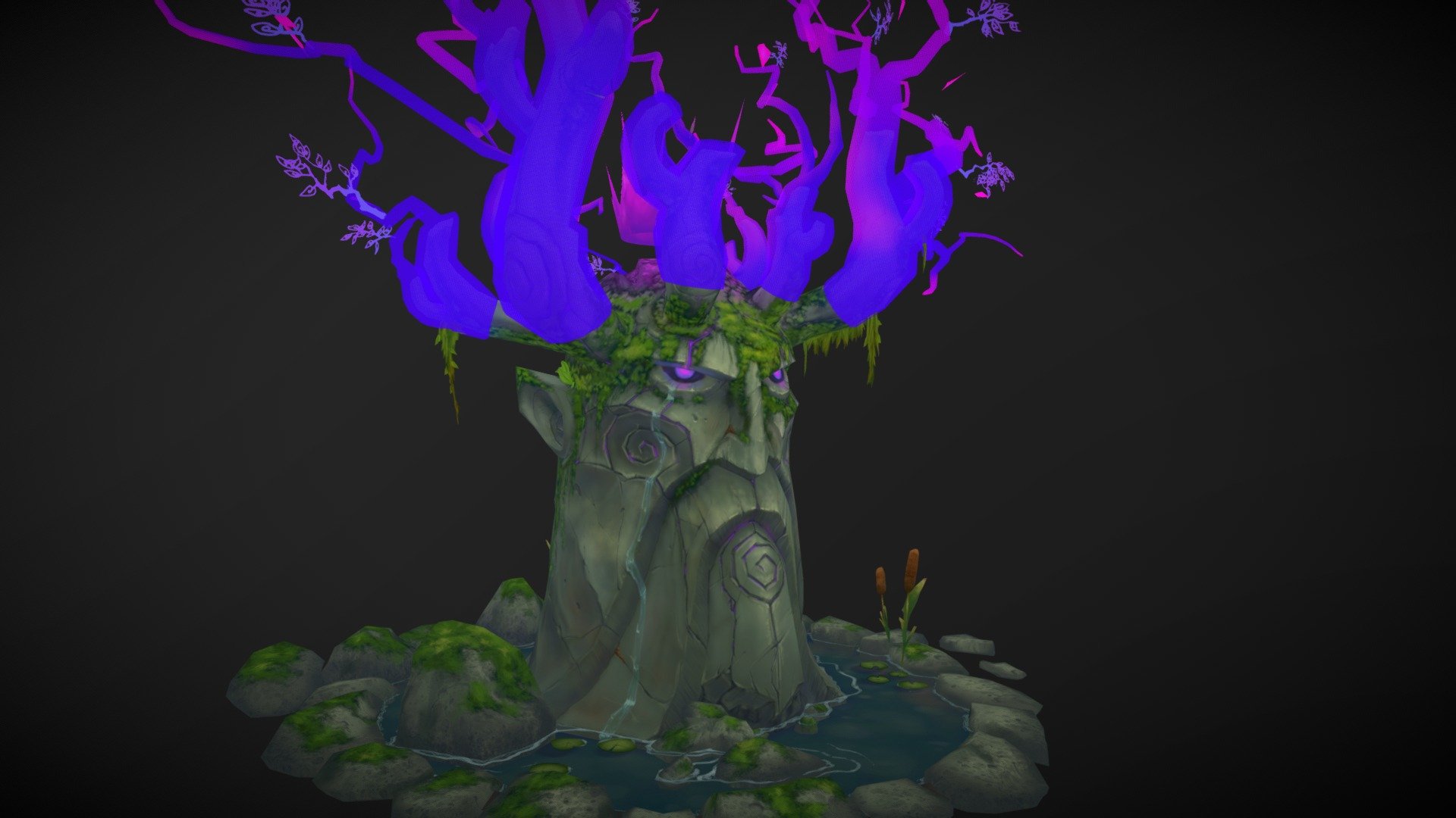 Stone Tree (Wayfinder Fanart) - 3D model by GlenAdlam [e308971] - Sketchfab