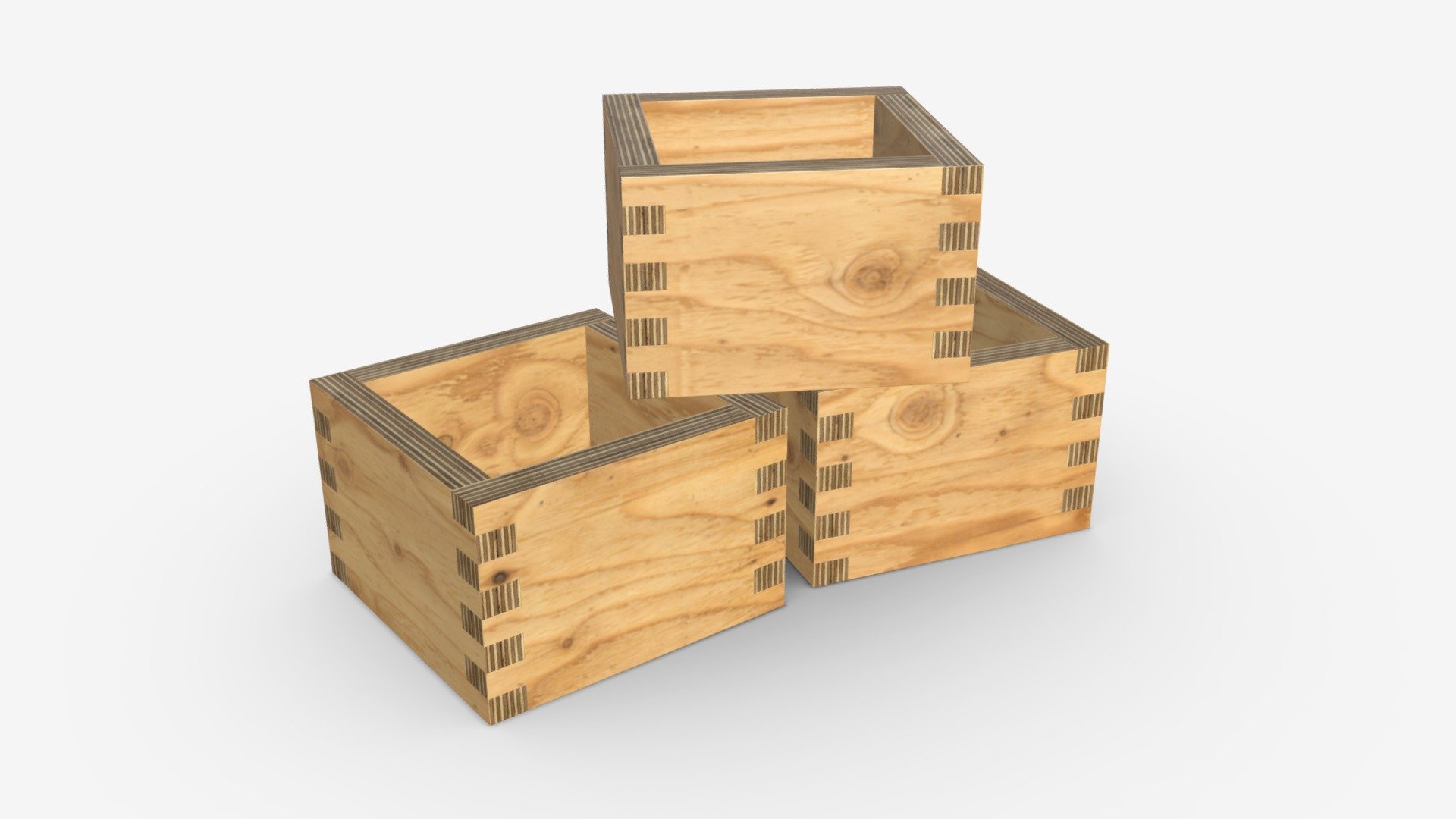 Wooden box - Buy Royalty Free 3D model by HQ3DMOD (@AivisAstics ...