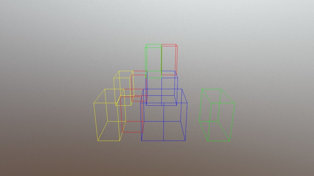 Cubes Model assignment 1c - 3D model by ecealpat [e308f93] - Sketchfab