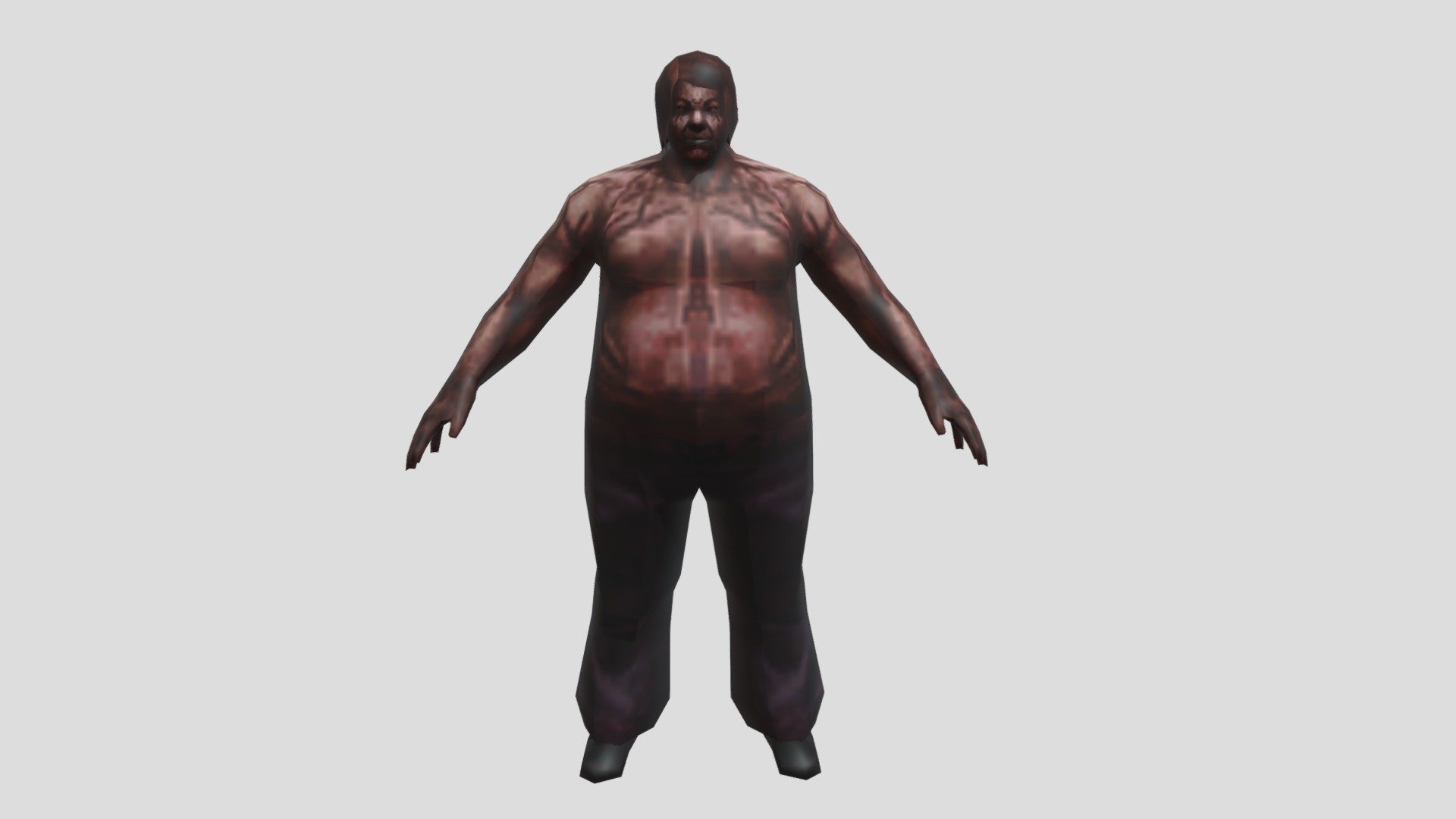 Dead frontier Male Zombie Fat4 - Download Free 3D model by ...