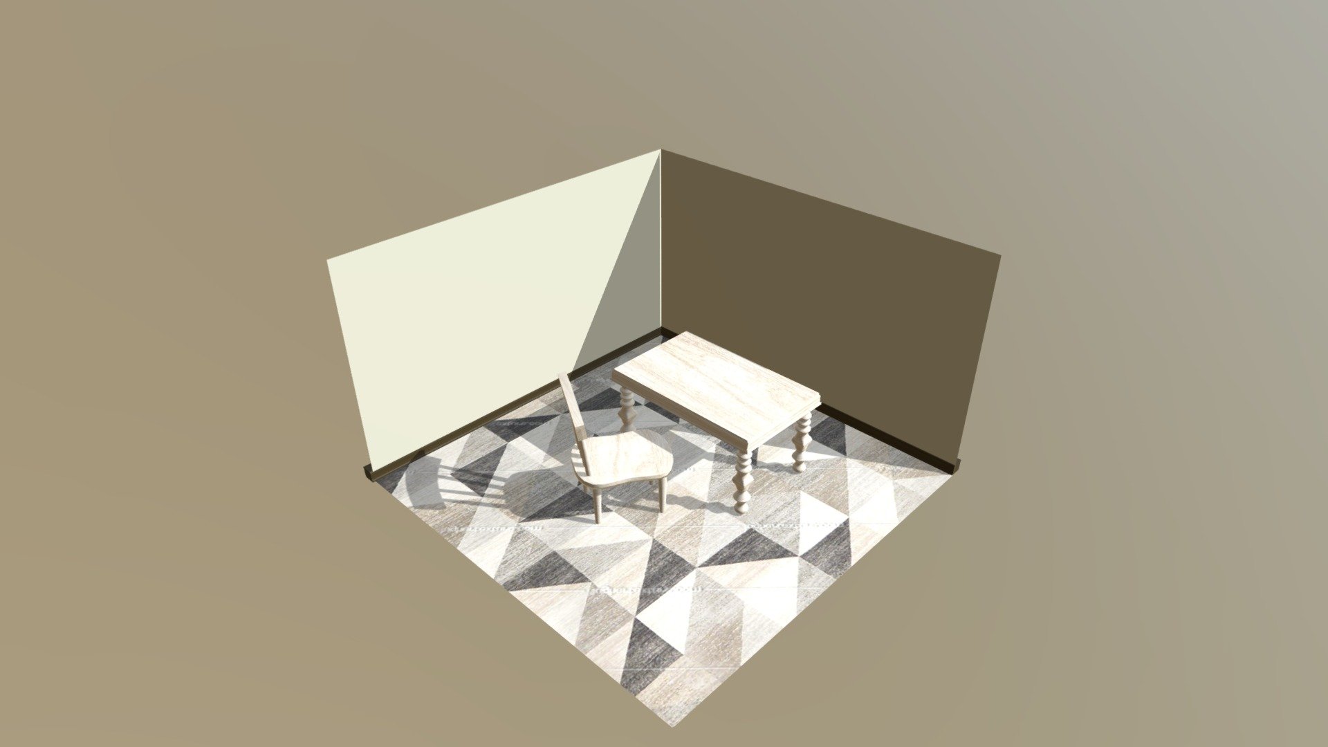 Basic Room - Download Free 3D model by hdorsch [e30ad52] - Sketchfab