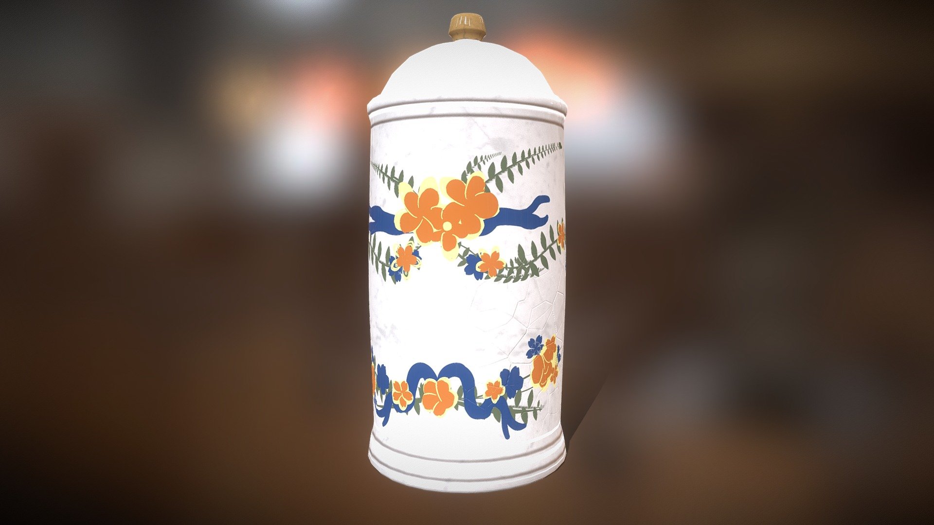 Apothecary jar - 3D model by visualdimension [e30ae76] - Sketchfab