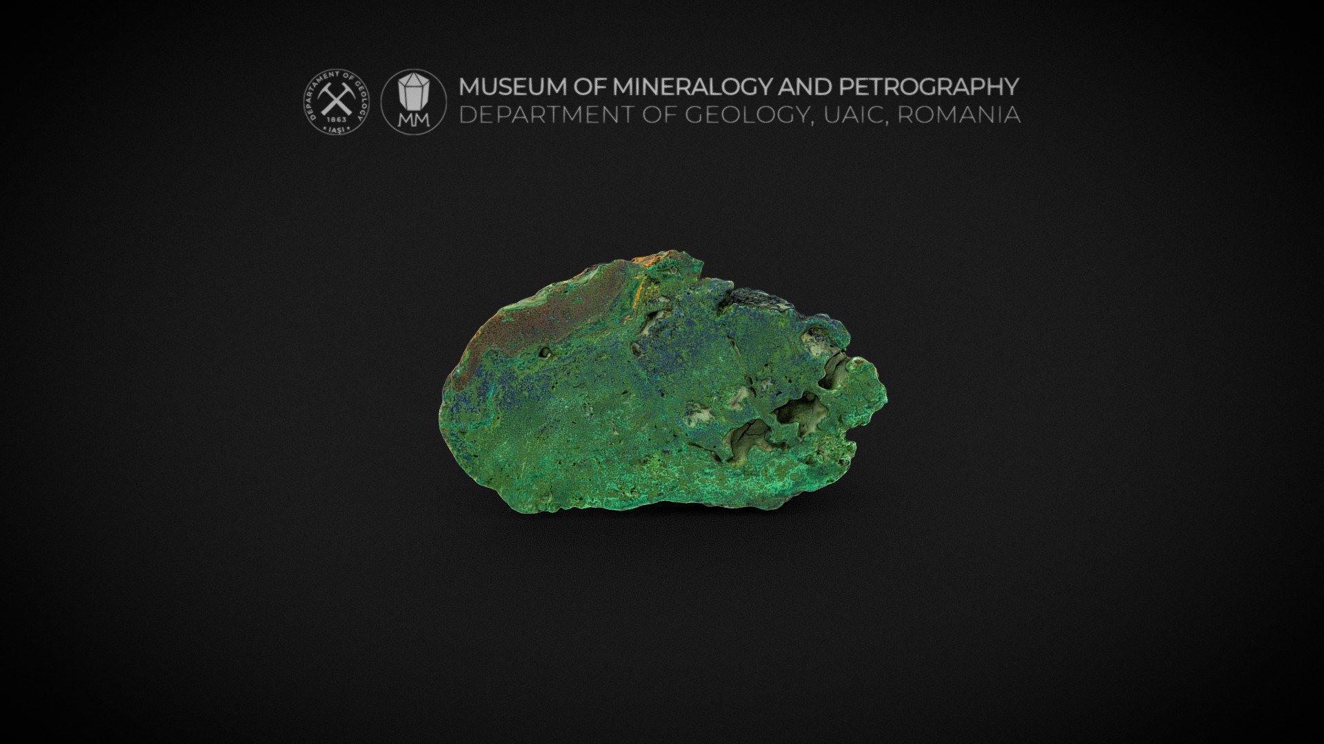 Azurmalachite (Bluebird) - Malachite and Azurite - 3D model by Museum ...