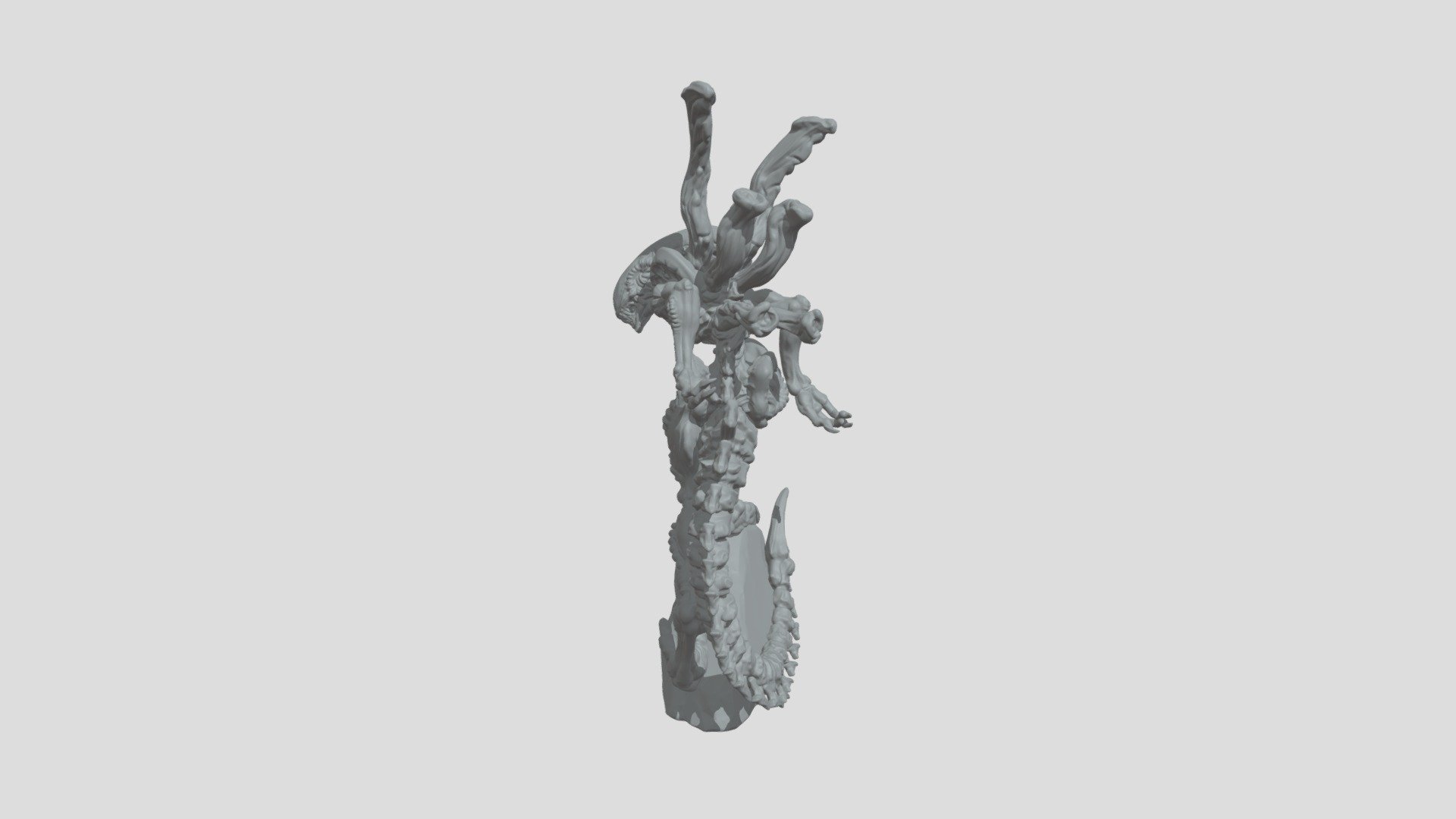 Xenomorph_ Standing_ - 3D model by Ujjaldutta [e30b267] - Sketchfab